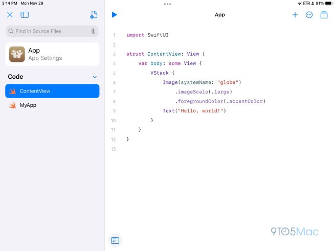 Here’s a first look at Swift Playgrounds 4 ahead of release - 9to5Mac