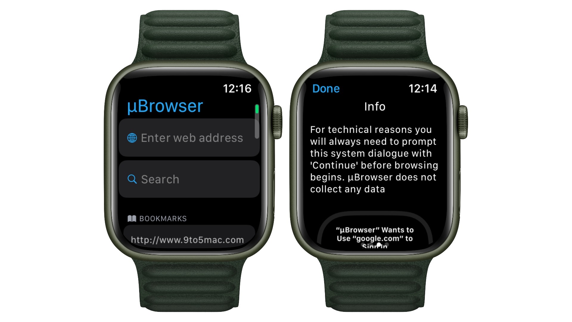 µBrowser is a new web browser for Apple Watch that’s surprisingly great ...
