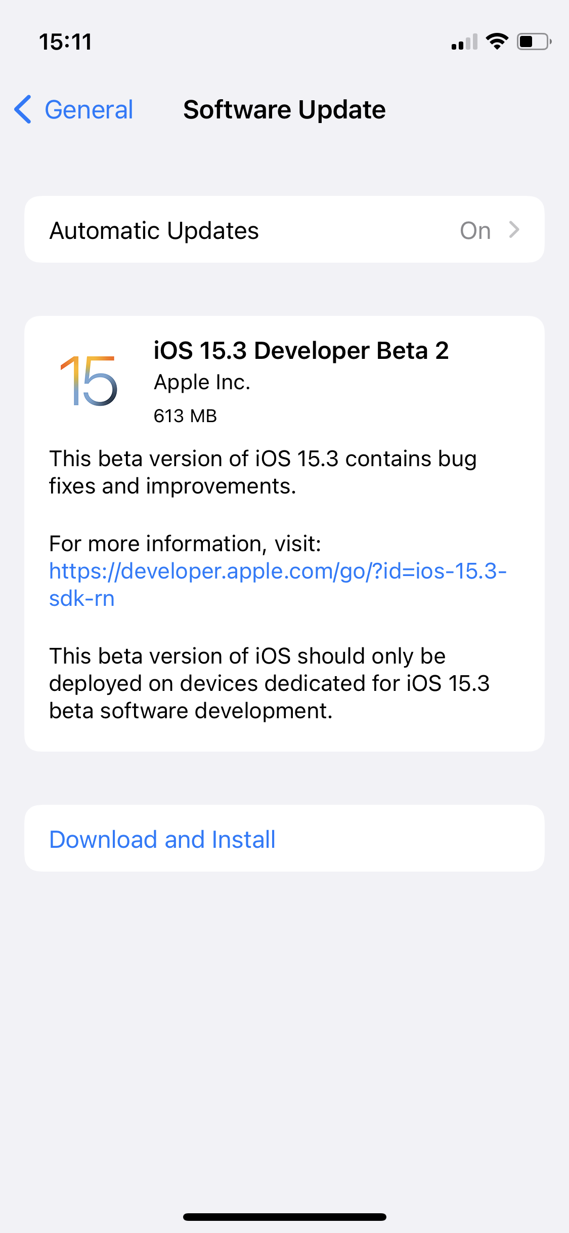 Apple releases iOS 15.3 beta 2 and more for developers [U: Public betas ...