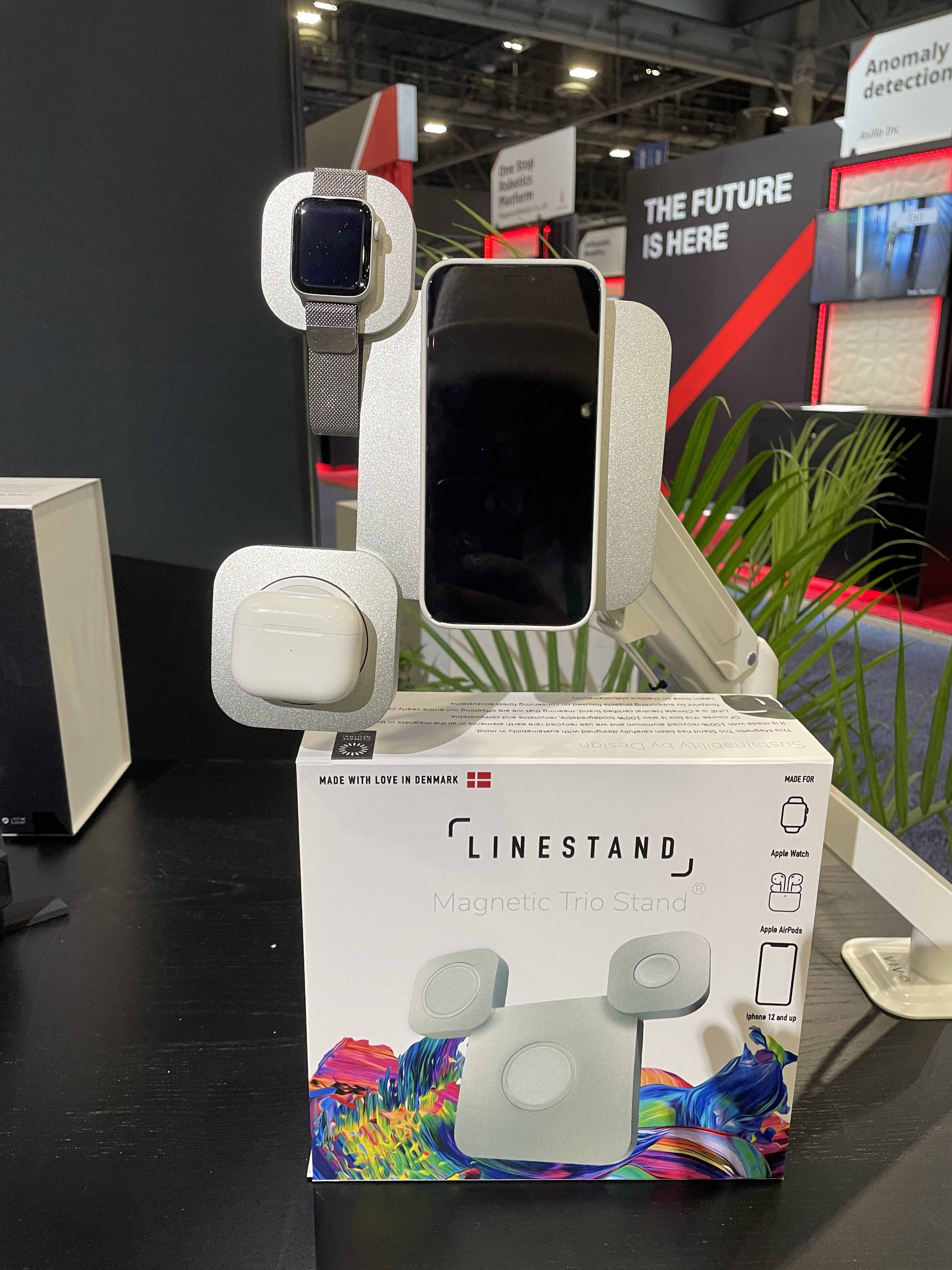 This 3-in-1 MagSafe VESA mount offers floating charging for iPhone ...