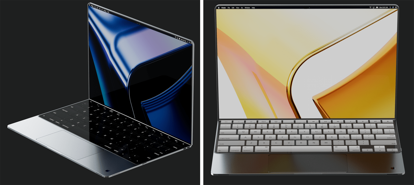 Foldable MacBook display illustrated by concept video - 9to5Mac