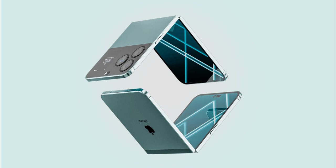 Folding iPhone flip phone concept with Watch-like 2nd display - 9to5Mac