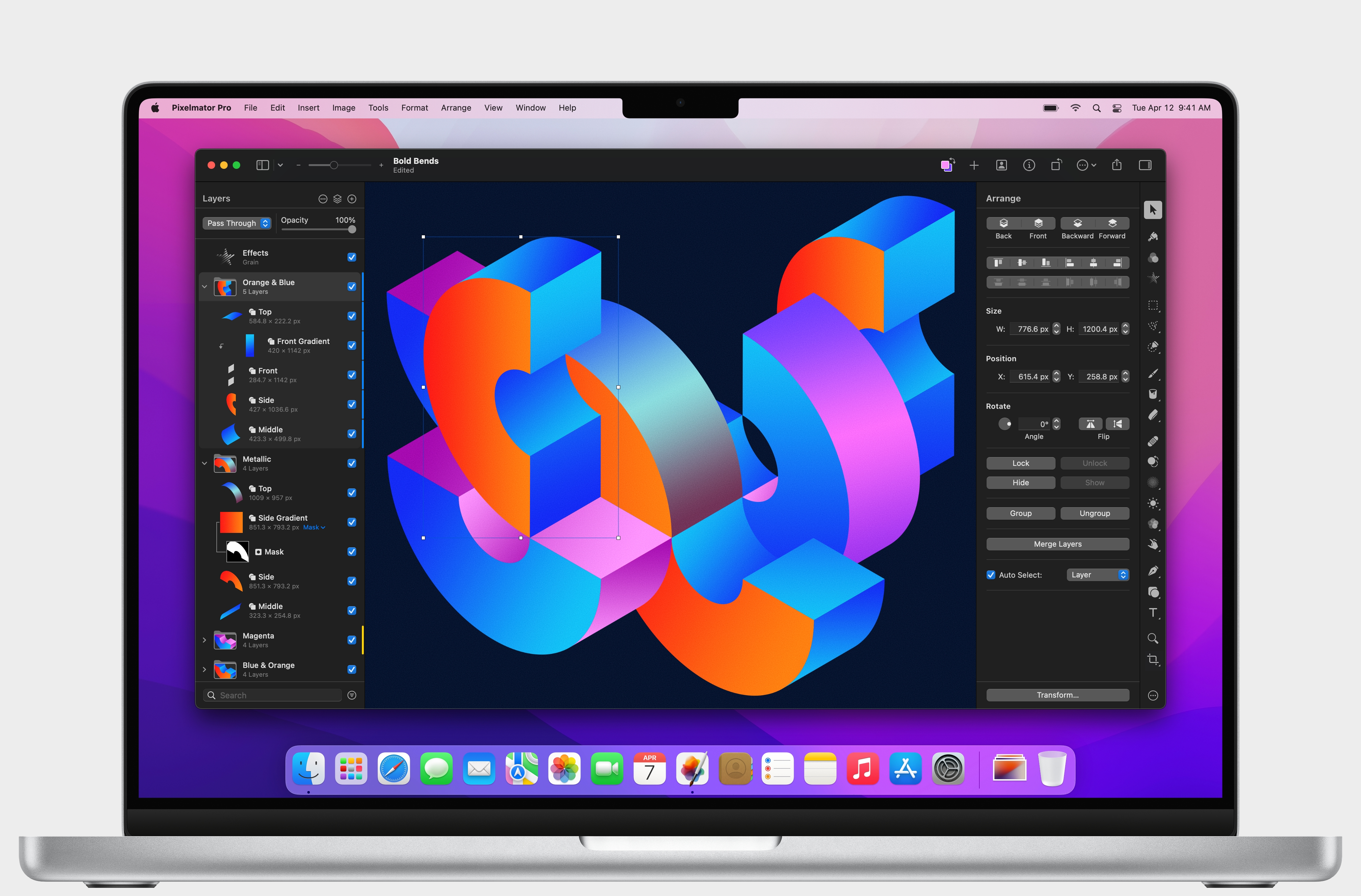 Pixelmator Pro adds color adjustments and effects layers, 200 new ...