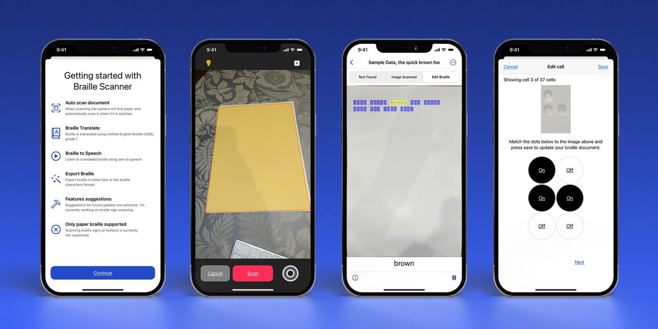 Leverage machine learning on your iPhone to translate Braille with this ...