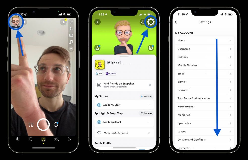 Turn on Snapchat dark mode on iPhone - 9to5Mac