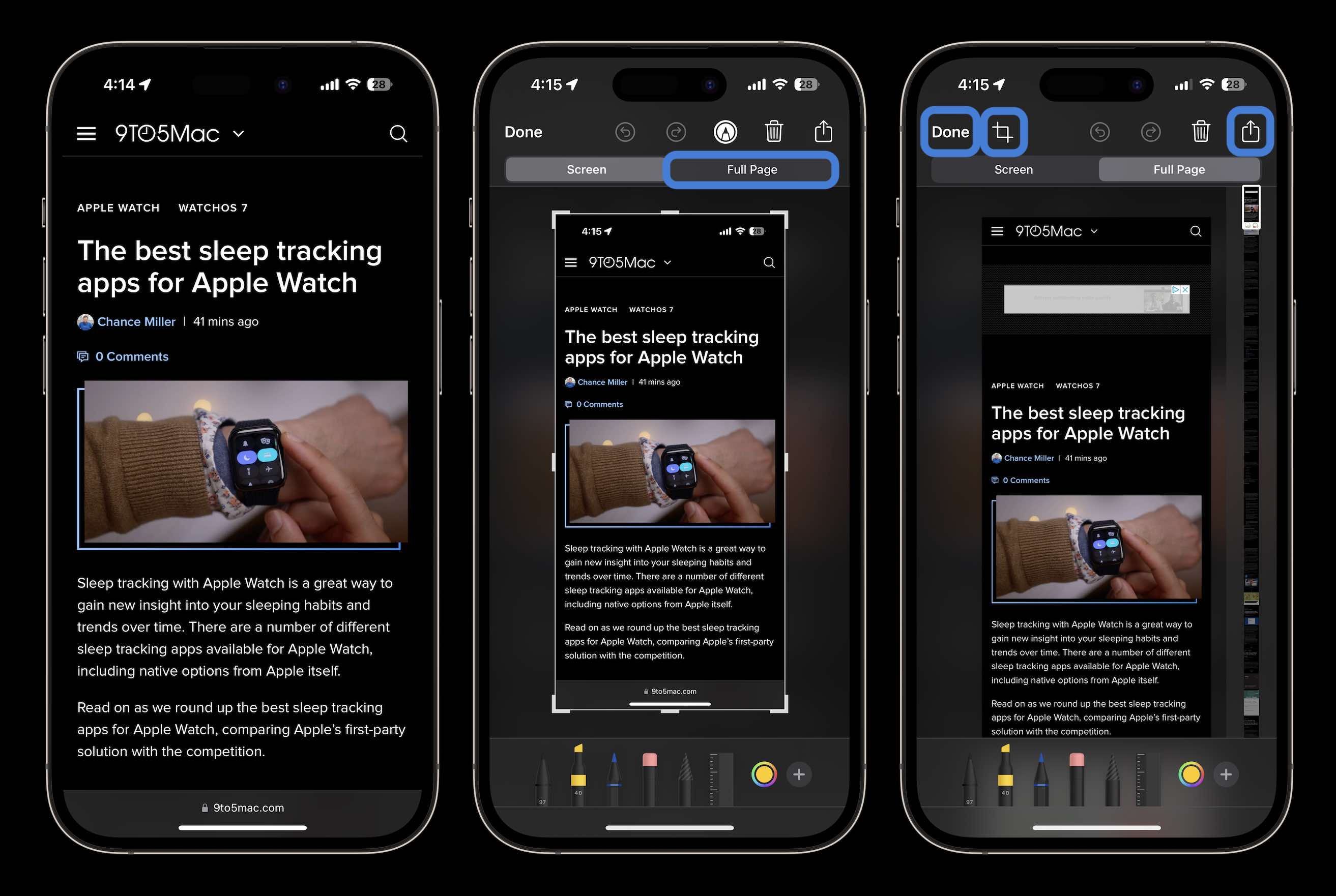 Take a scrolling screenshot on iPhone: How-to - 9to5Mac