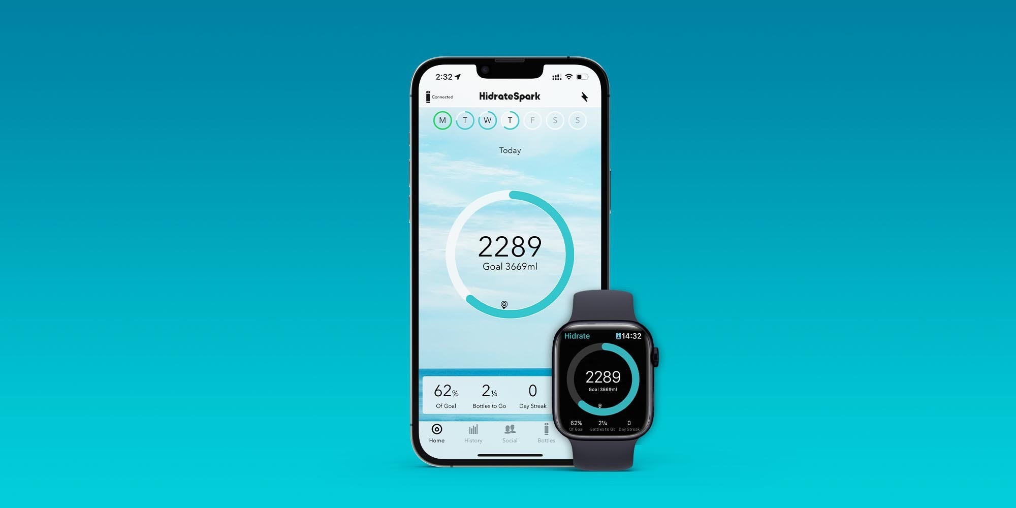 Review: HidrateSpark Steel water bottle with Apple Health integration ...