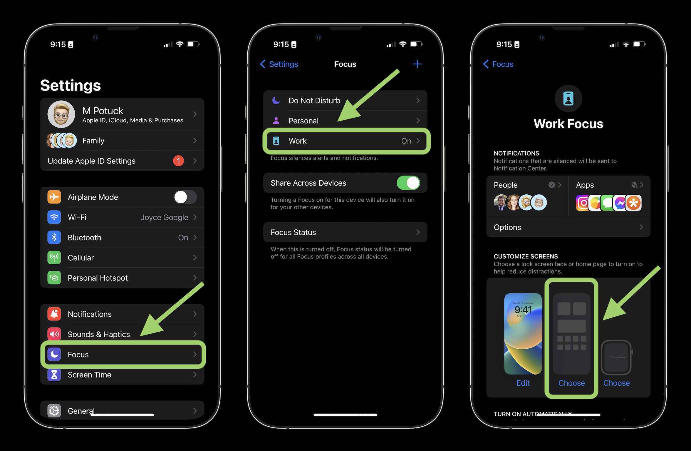 Focus mode in iOS 16: iPhone guide