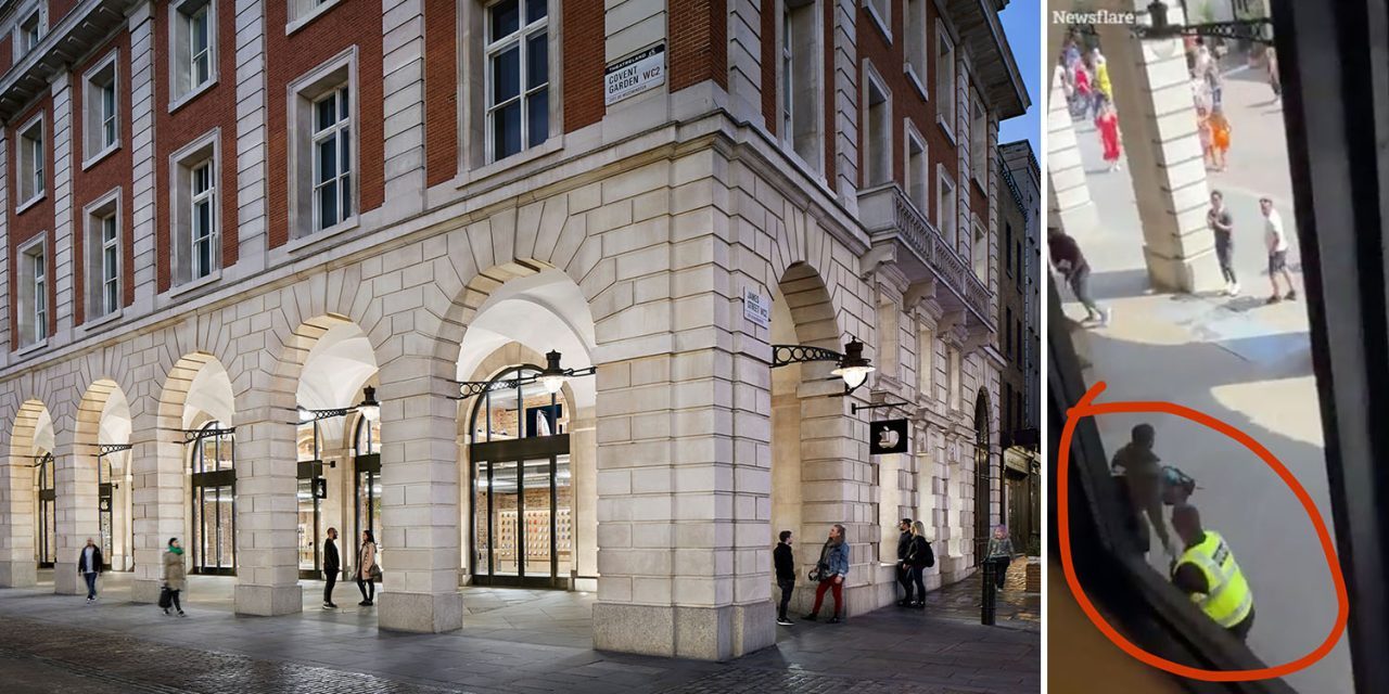 Apple Store robbery at London's flagship Covent Garden store