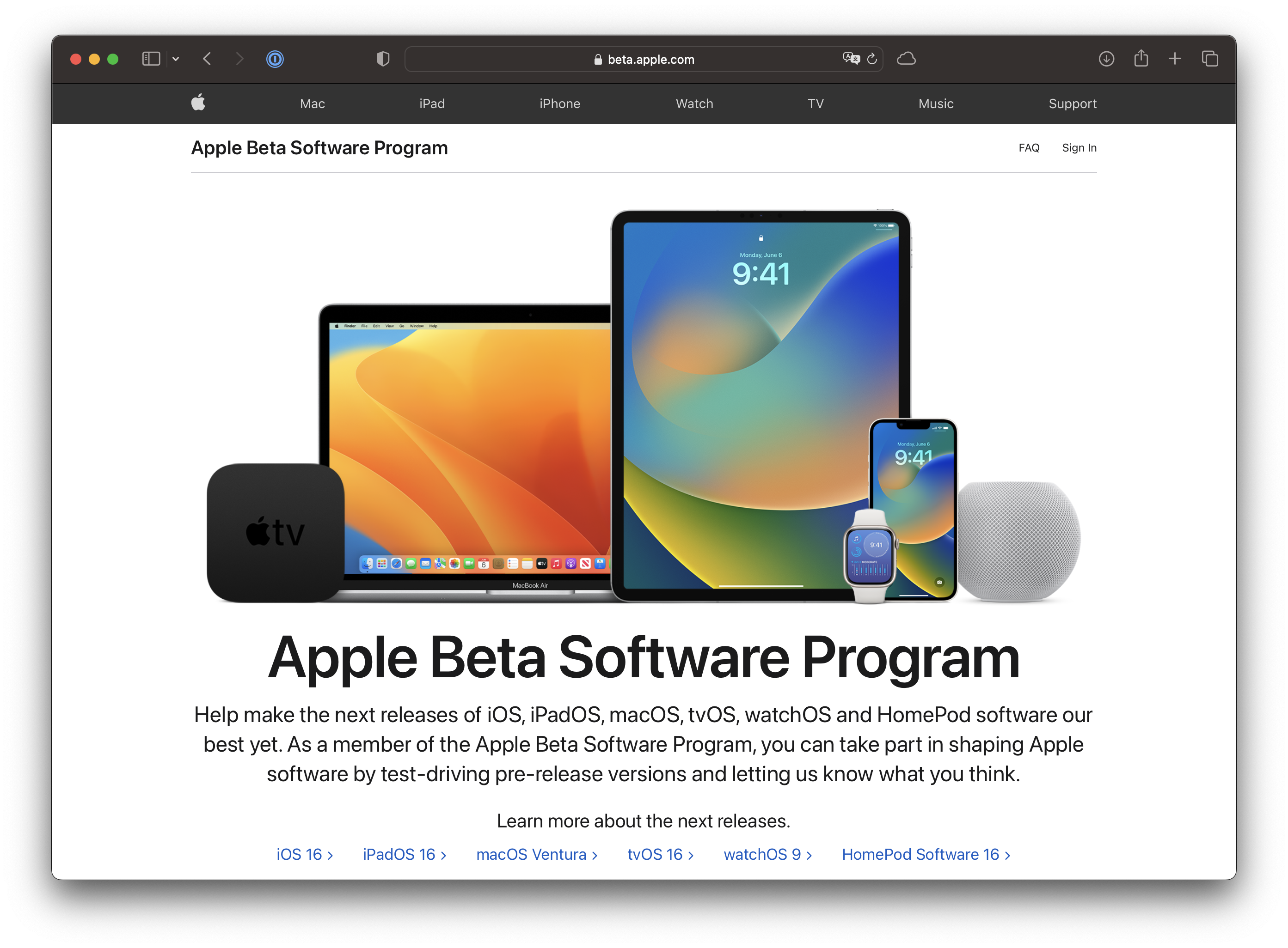 Apple taking down websites sharing iOS 16 developer beta