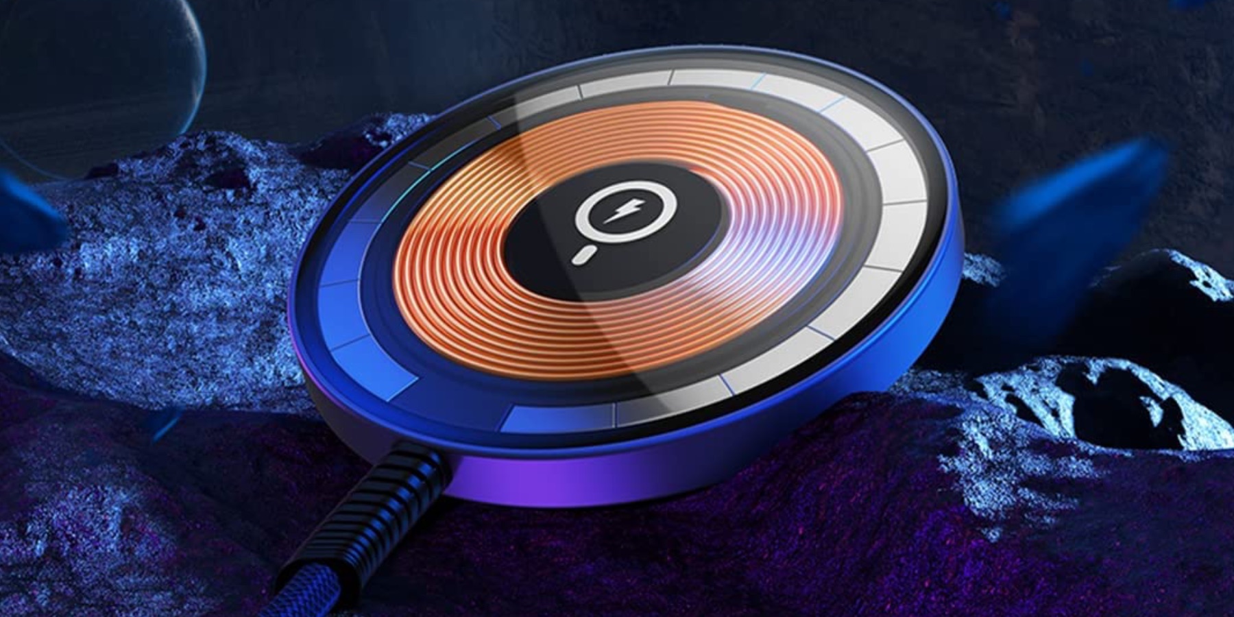 Transparent MagSafe chargers for iPhone give futuristic vibes