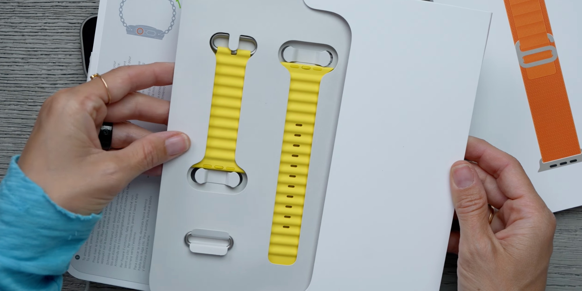 Apple Watch Ultra packaging, booklet, launch day pickup, more