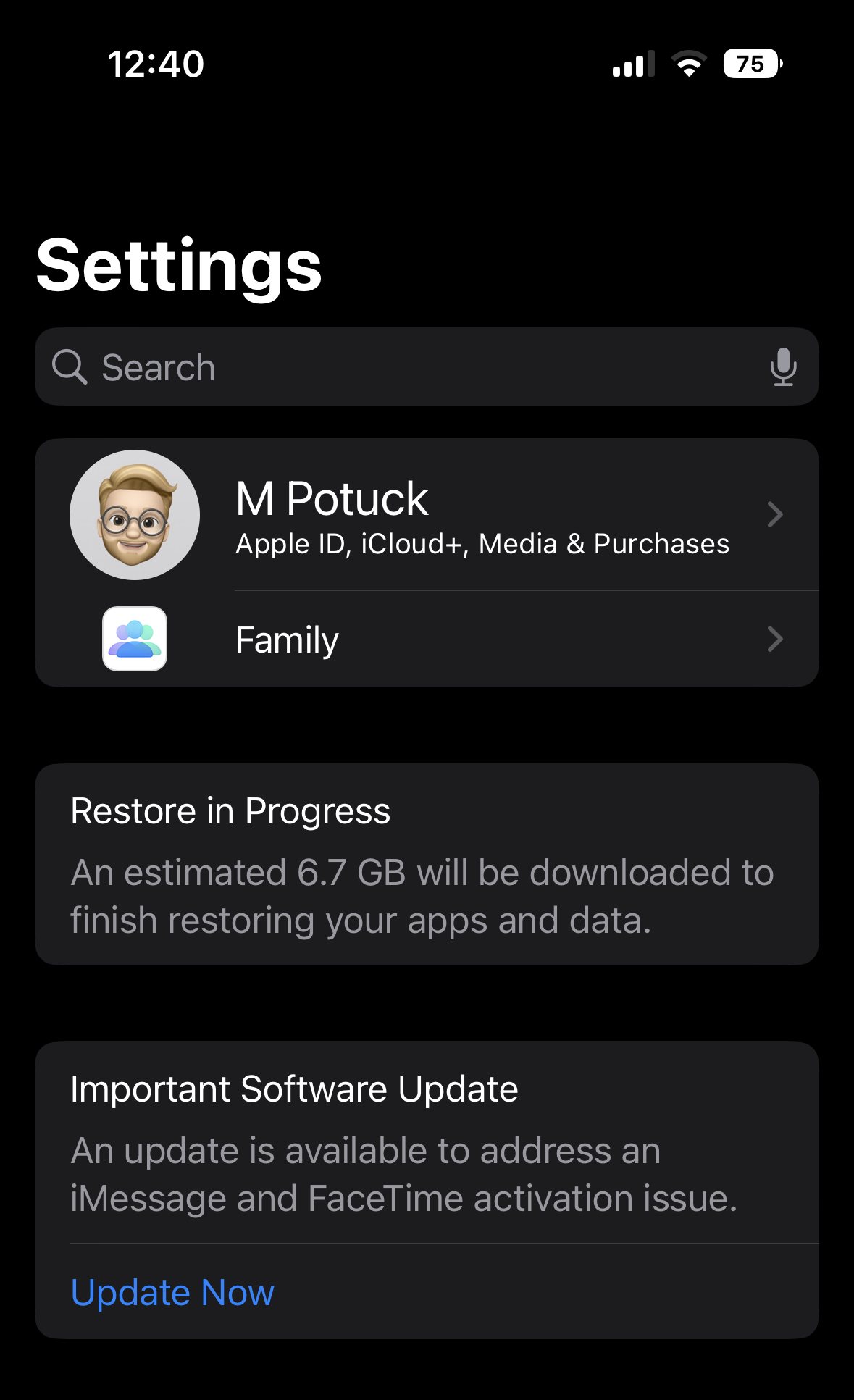 iPhone 14 bugs with FaceTime and iMessage
