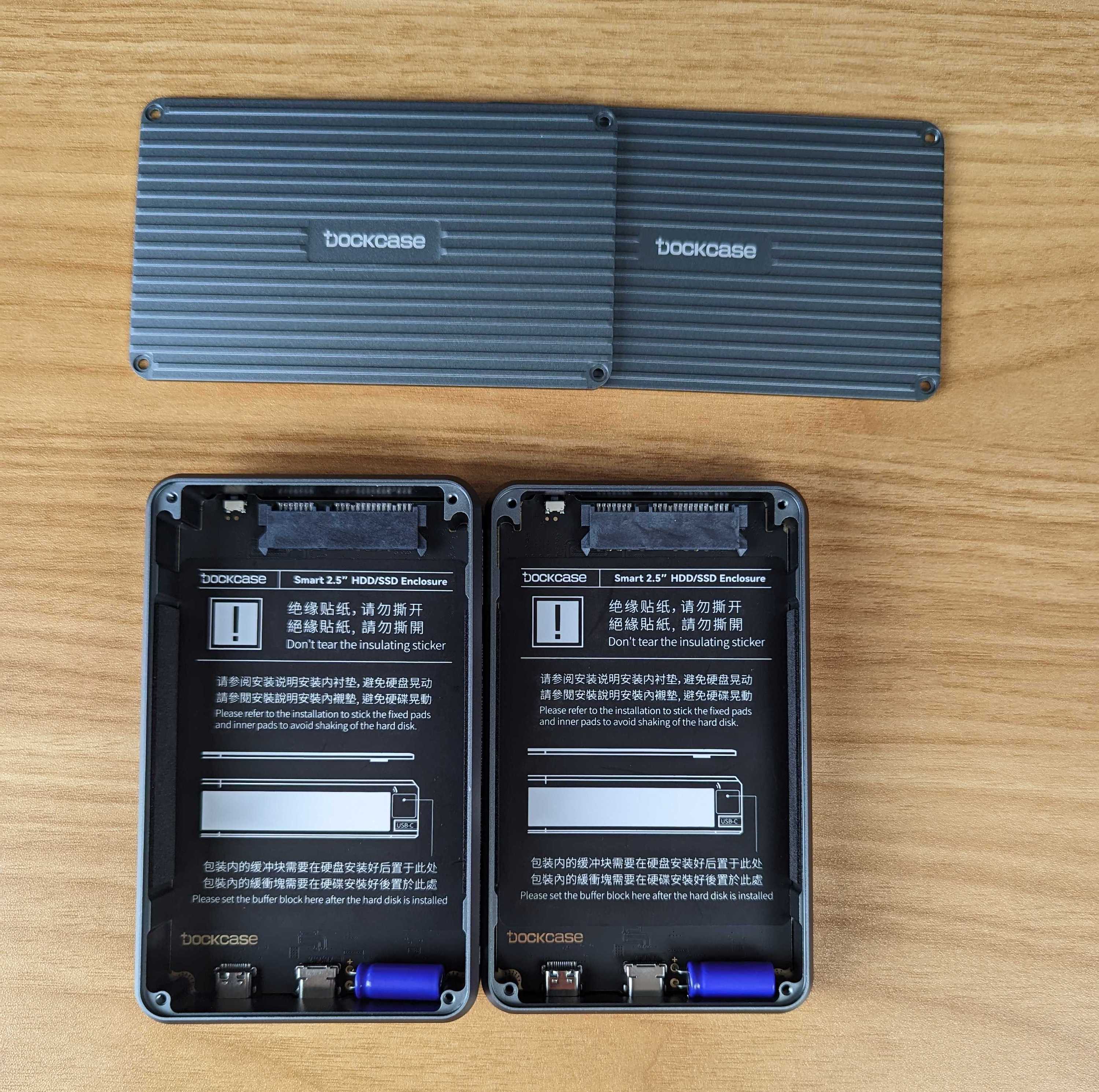 DockCase's external USB-C SSD enclosure now in 2.5" form