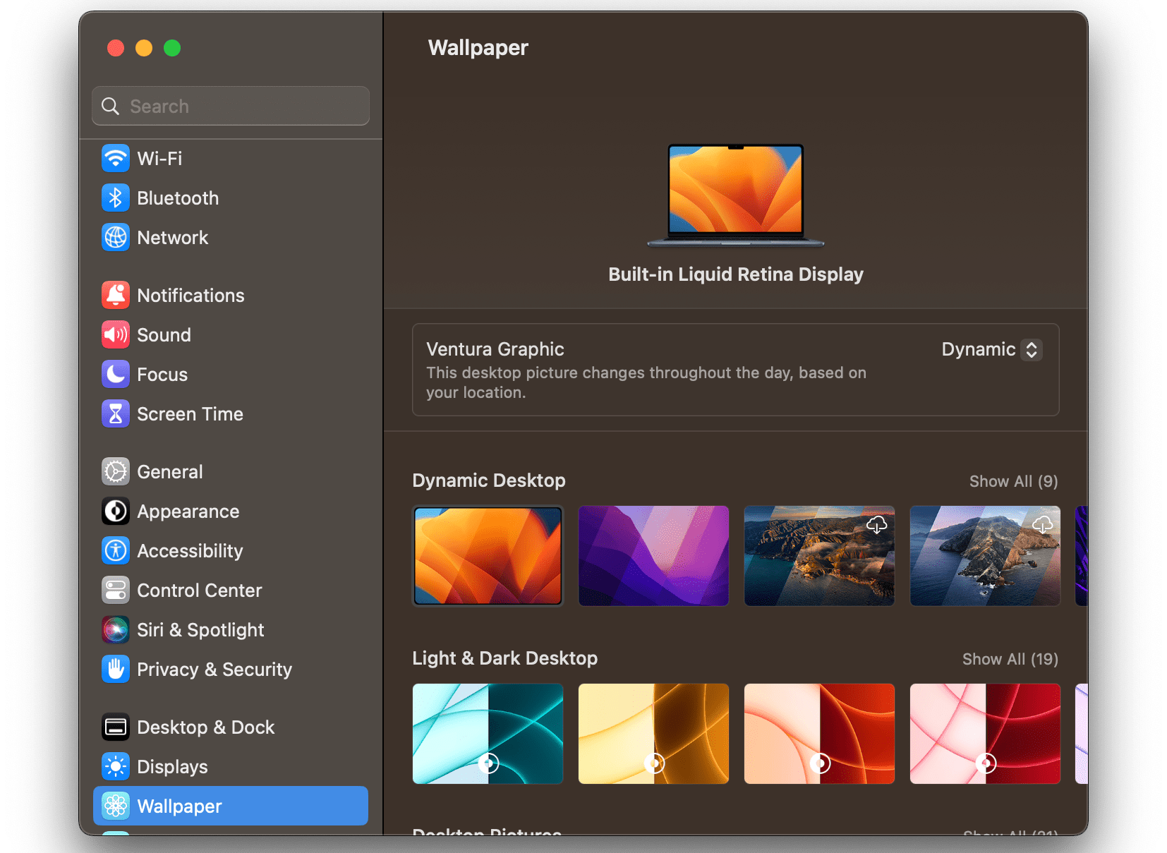 macOS Ventura screensaver and wallpaper arrive before release