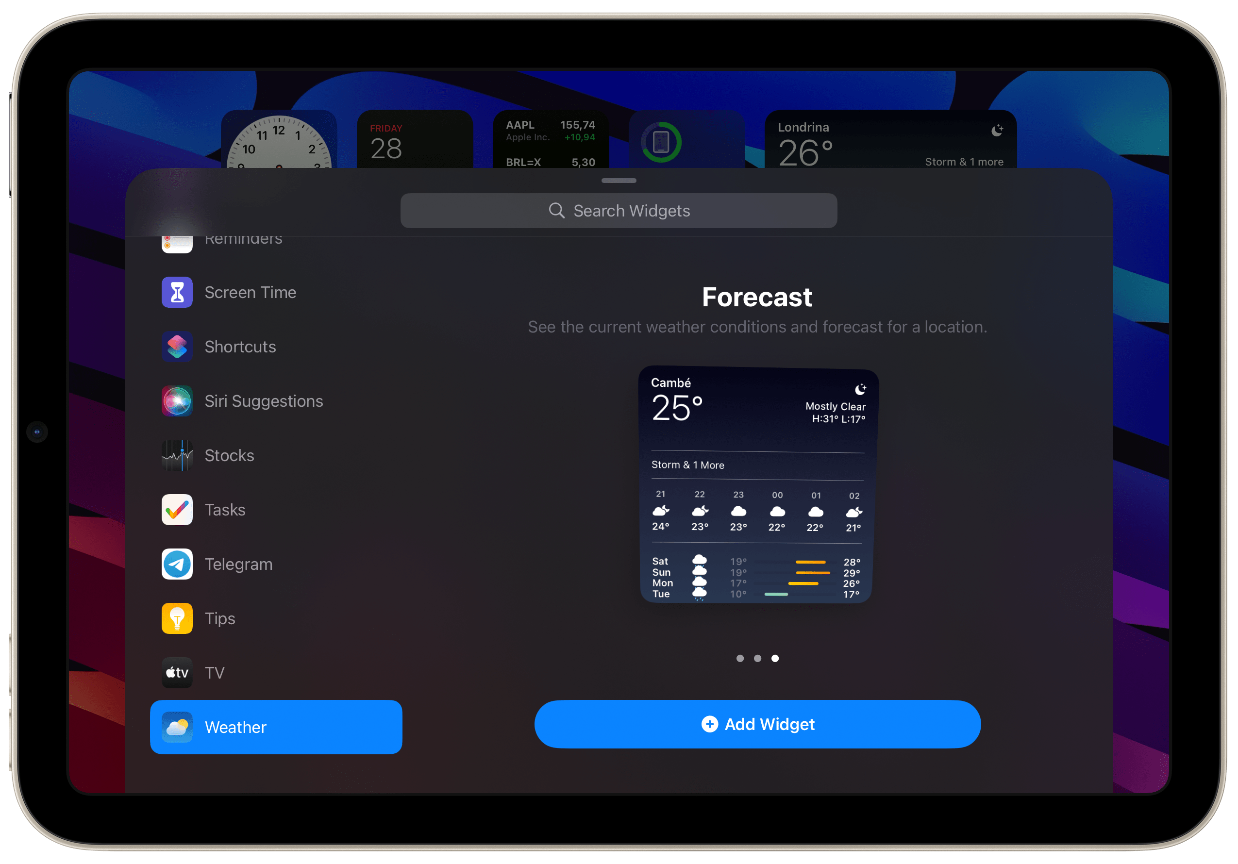 Here’s how to use the new Weather app for iPad on iPadOS 16