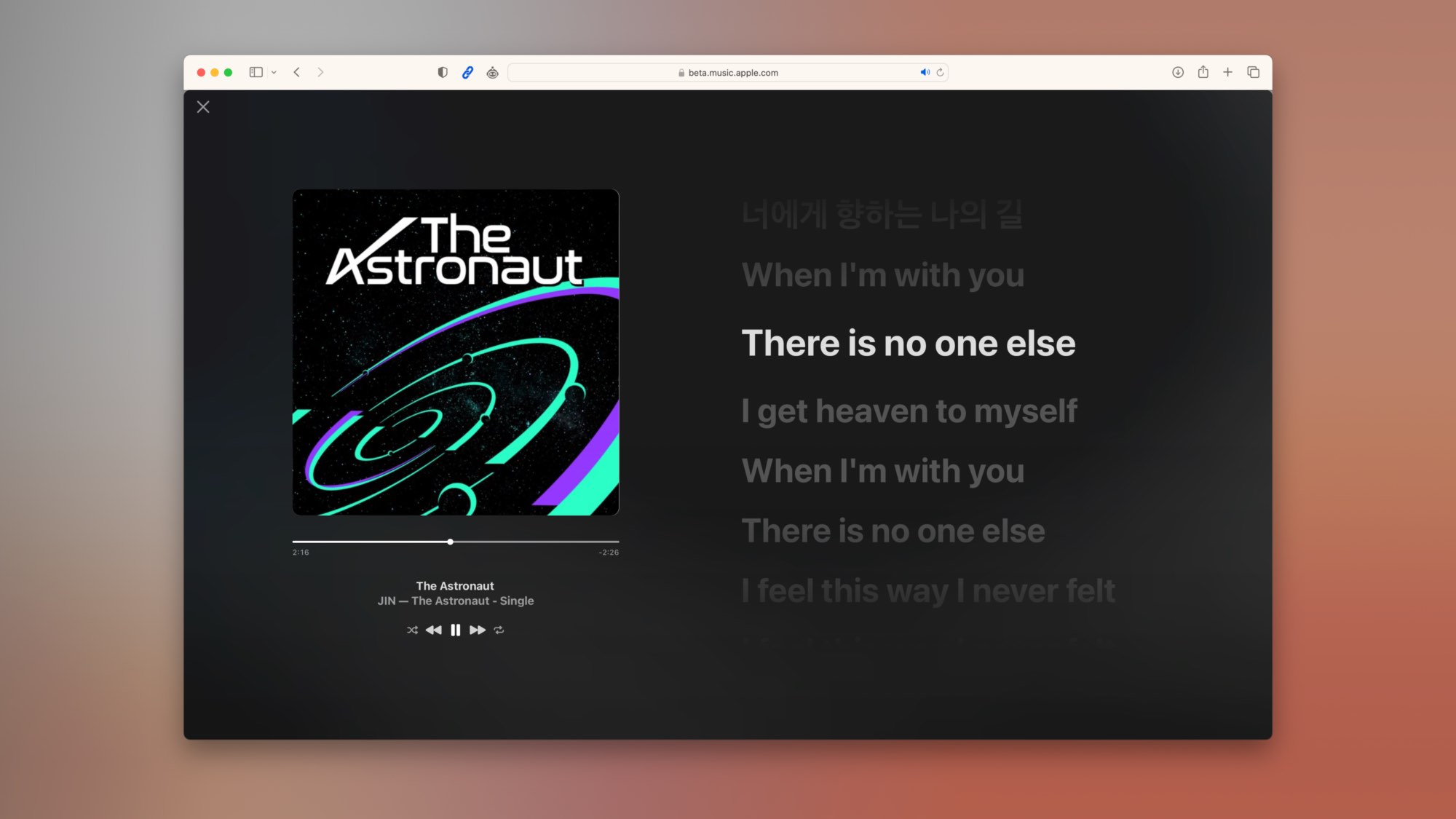 Apple Music beta on the web adds popular live lyrics feature - 9to5Mac