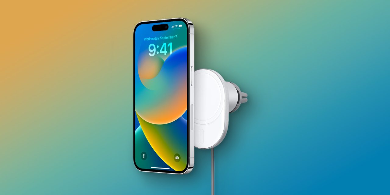 First MagSafe car vent mount with full 15W iPhone charging debuts for ...