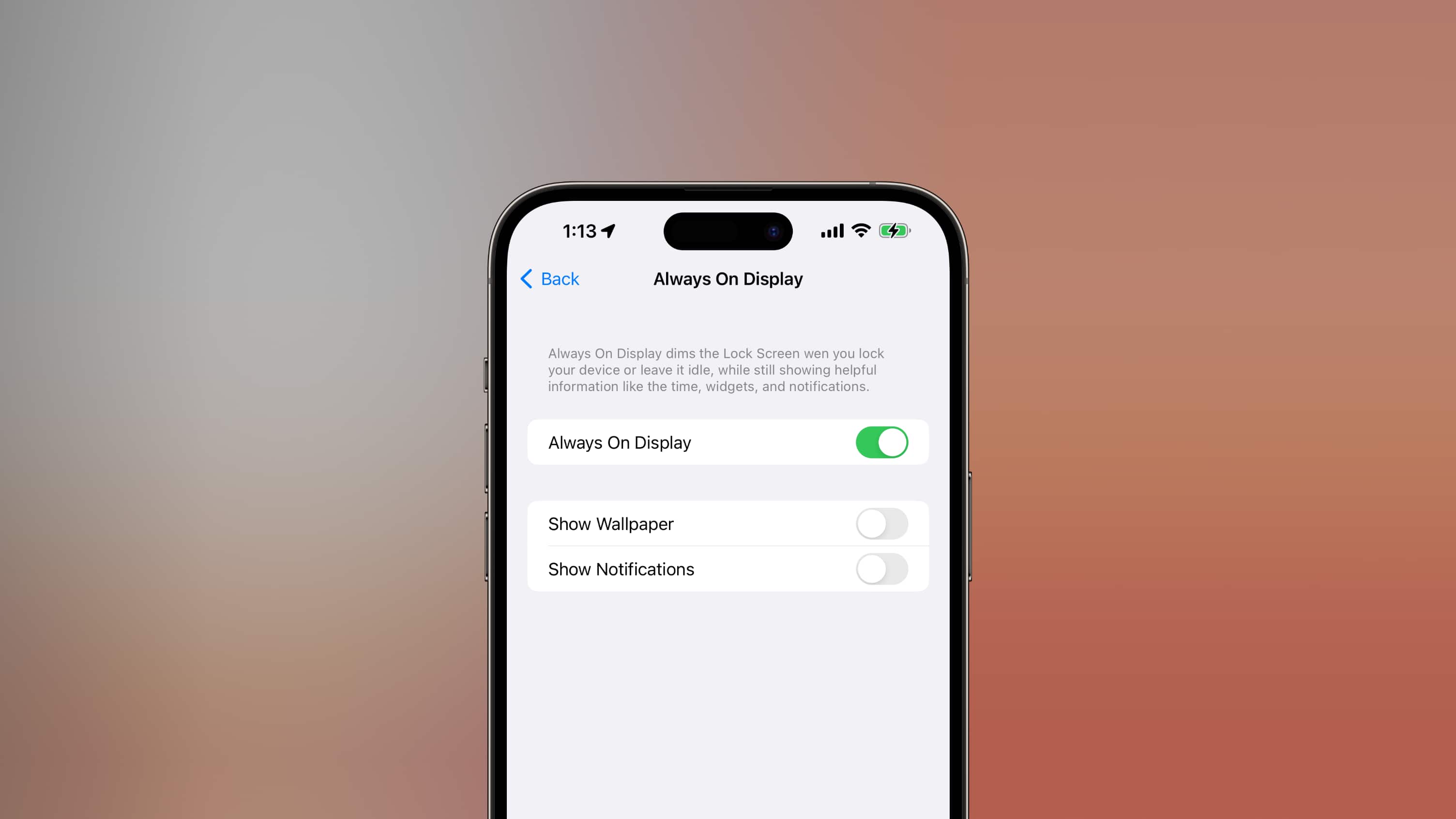 iPhone 14 Pro always-on display can now be customized