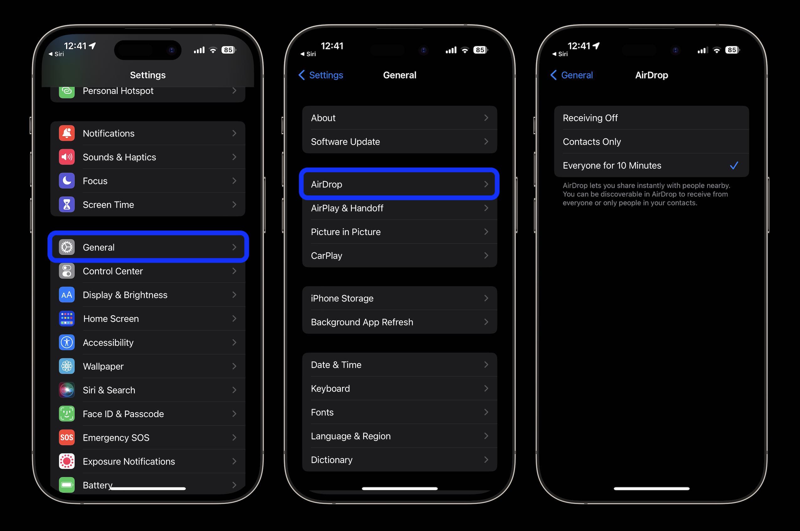 Change AirDrop on iPhone - 9to5Mac