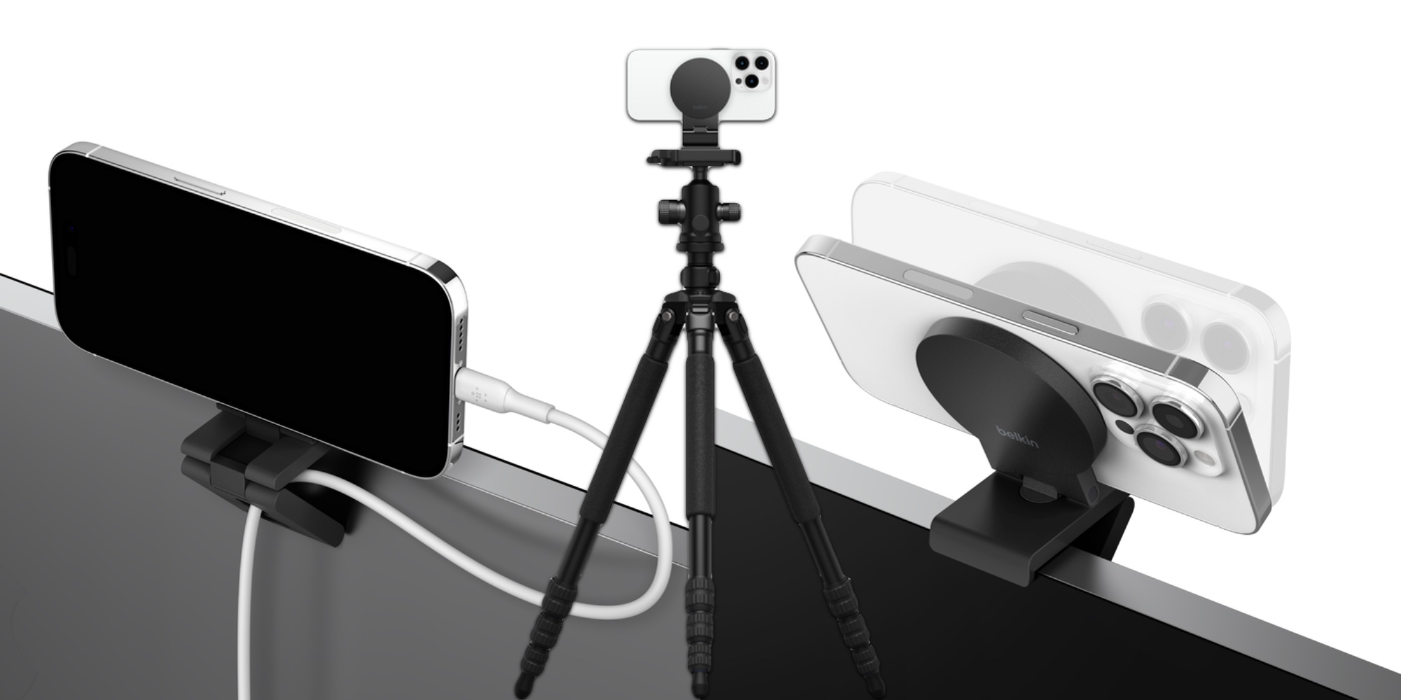 Hands-on: Belkin's iPhone mount for desktop Mac displays is a secret ...