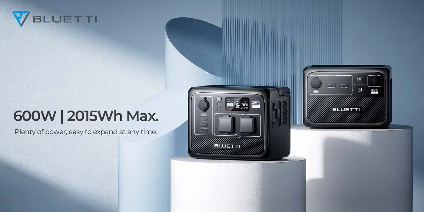 Check out BLUETTI's new AC60 solar generator and B80 battery