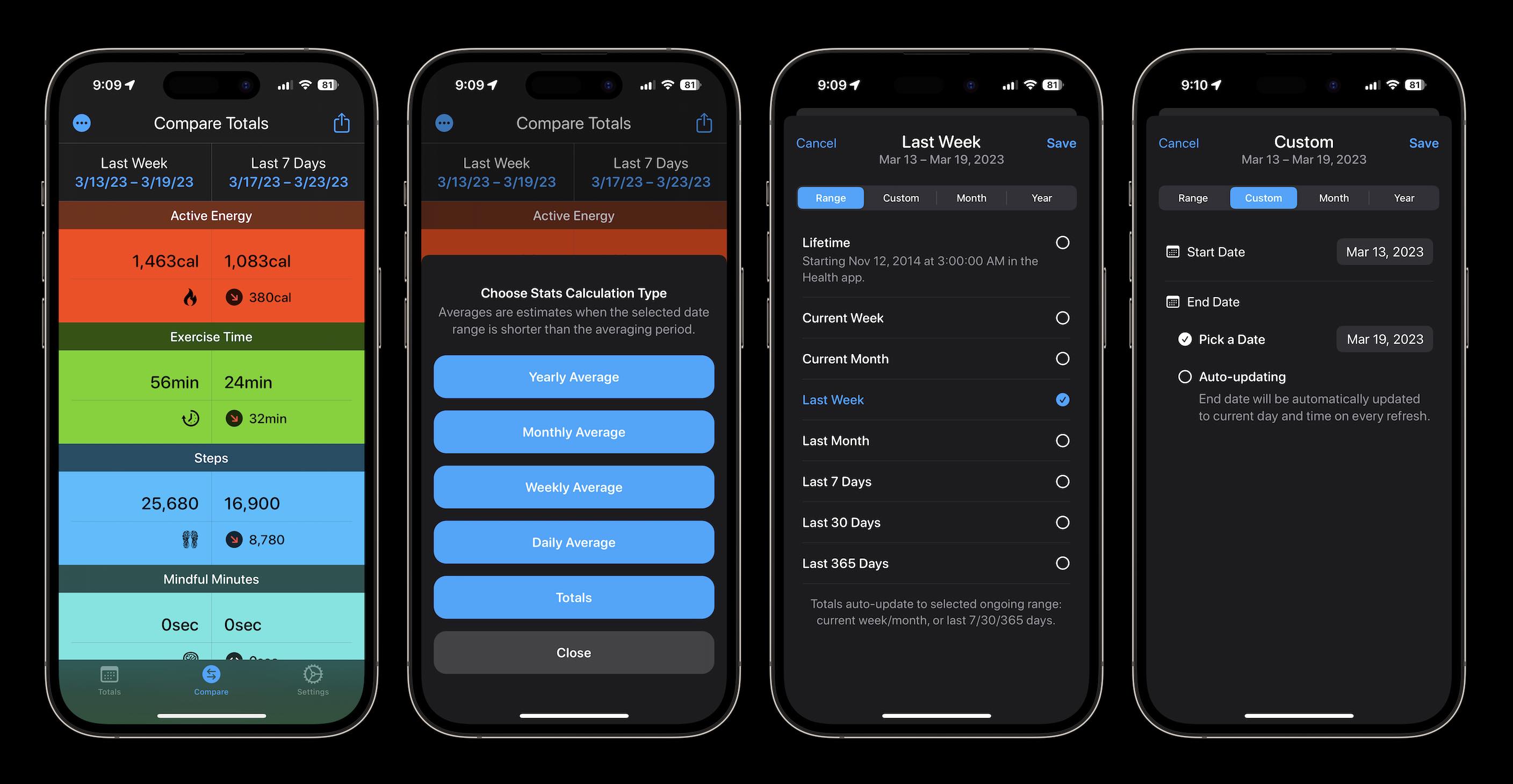 Hands-on: Fitness Stats 2 adds custom averages, comparisons, and more ...