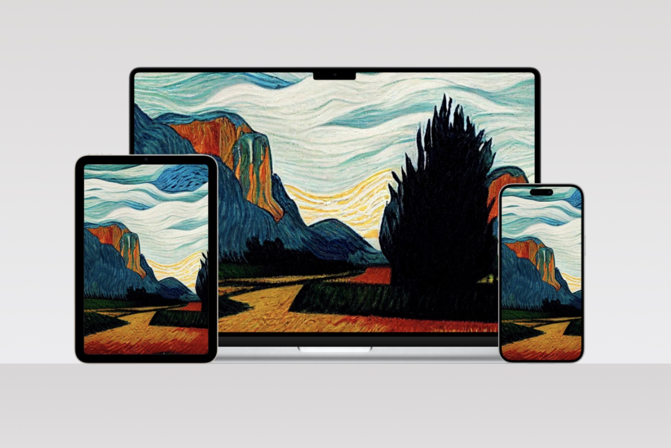 Apple x Van Gogh iPhone and Mac wallpapers - 9to5Mac