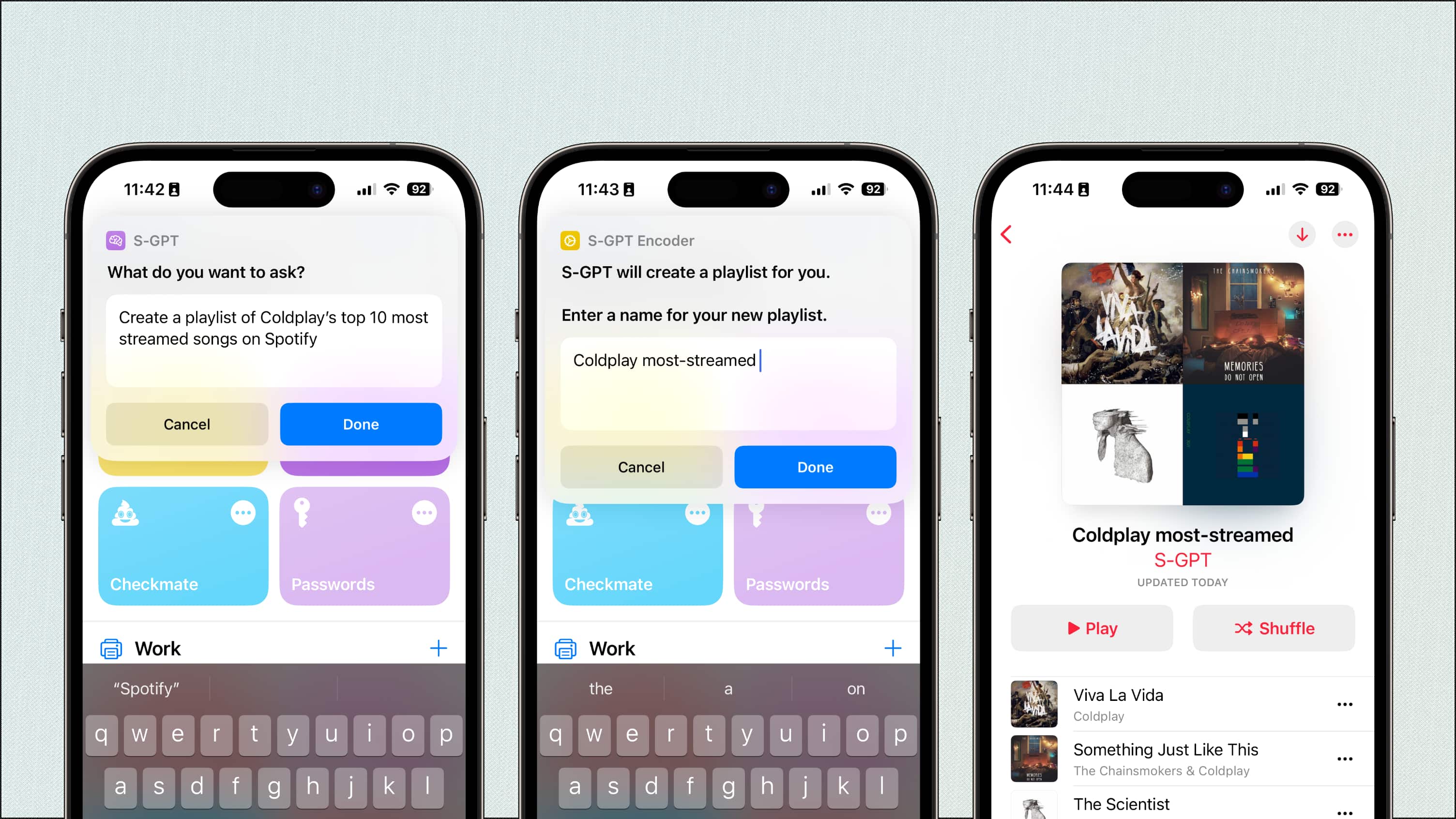 This shortcut brings deep ChatGPT integration to native iOS features ...