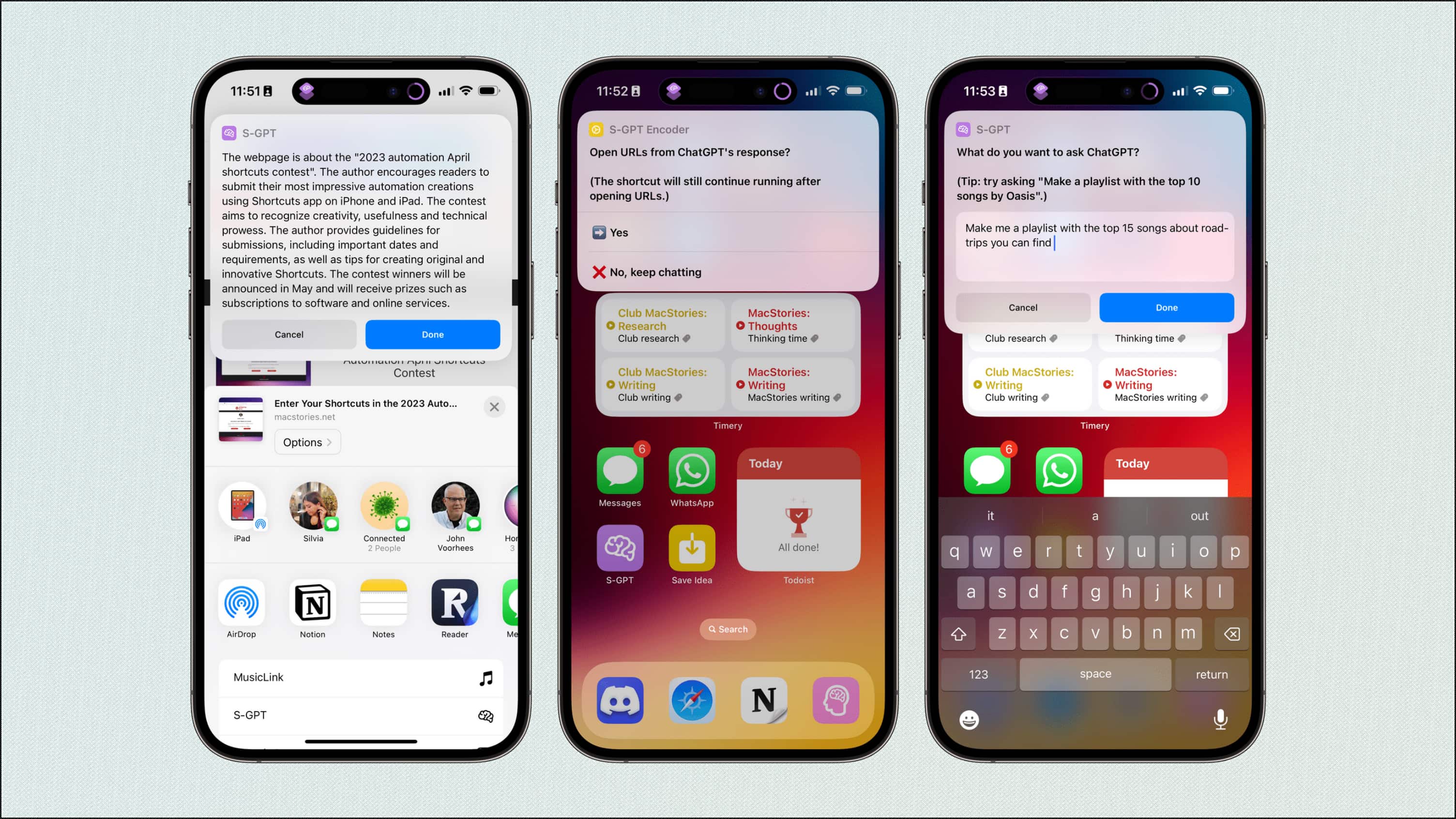 This shortcut brings deep ChatGPT integration to native iOS features ...
