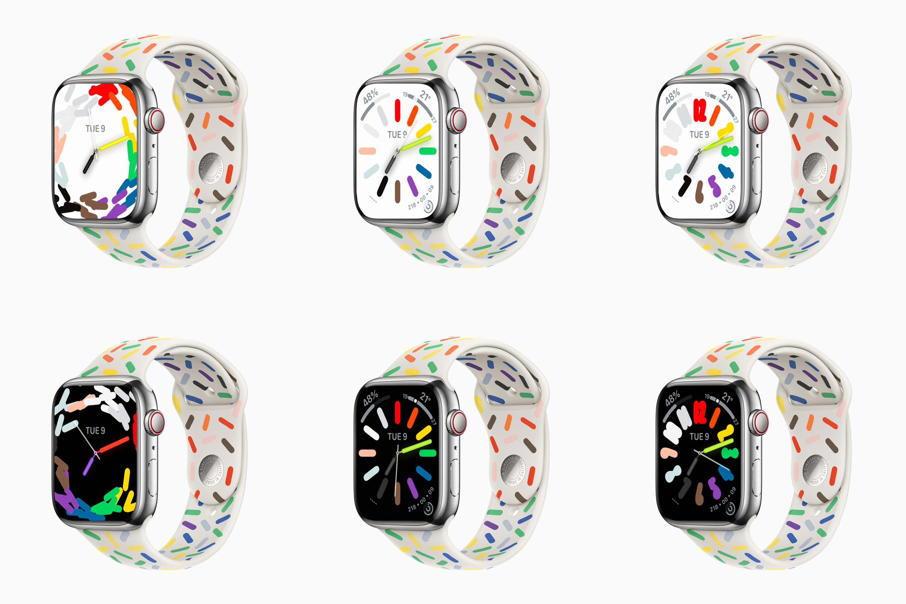 Here's a look at the 2023 Pride theme for Apple Watch and iPhone