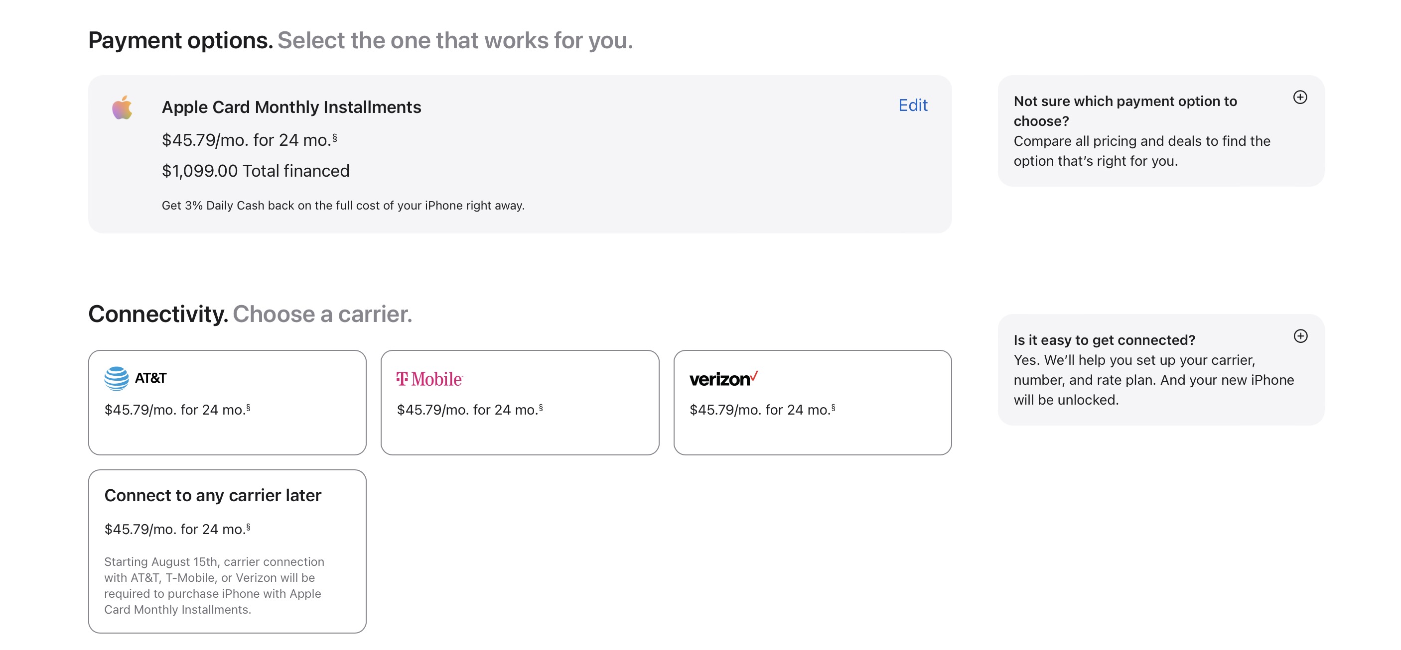 Apple to discontinue Apple Card financing for iPhones bought without a ...
