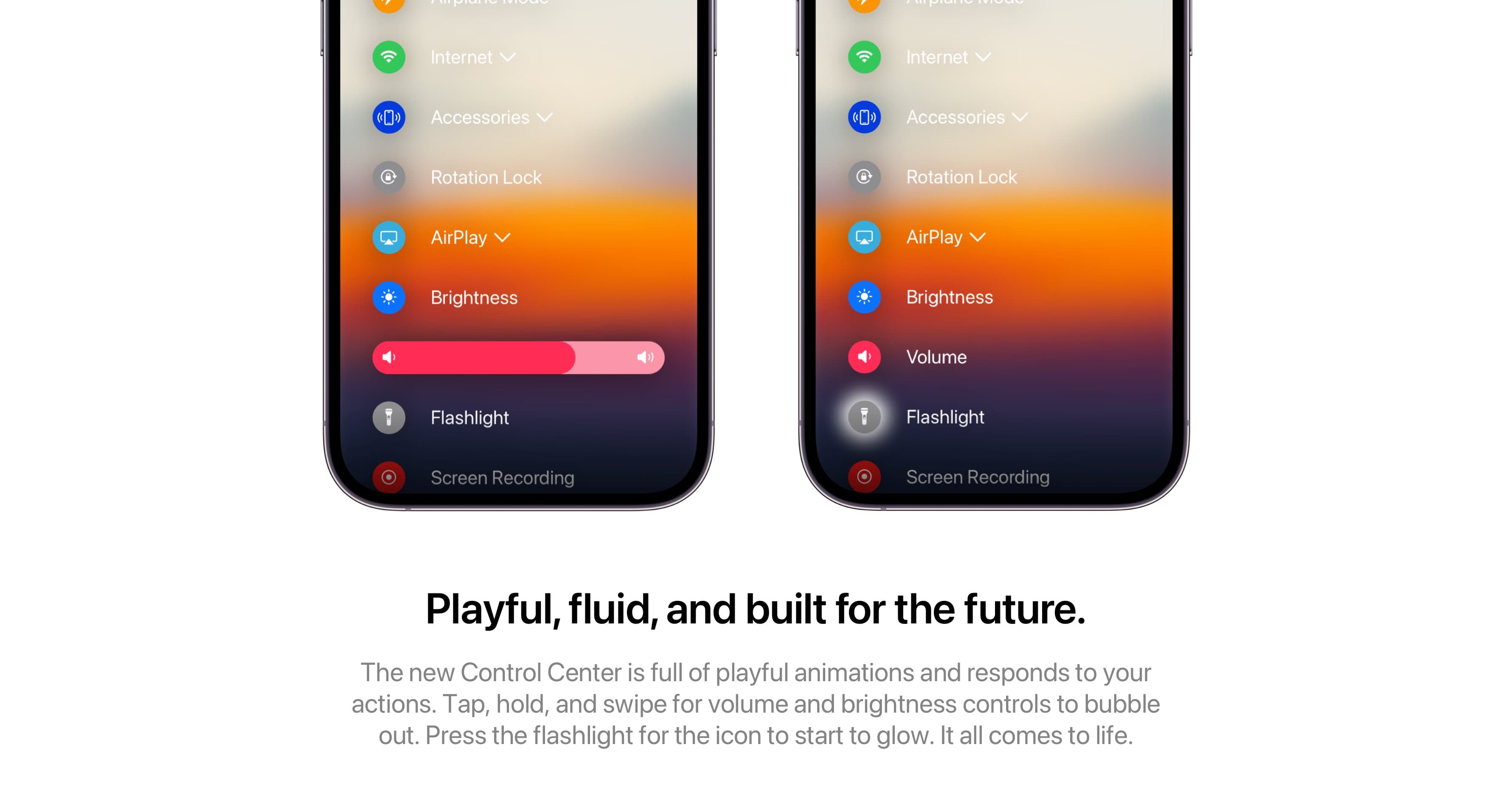 Control Center concept imagines list UI overhaul like iOS 17 Messages ...