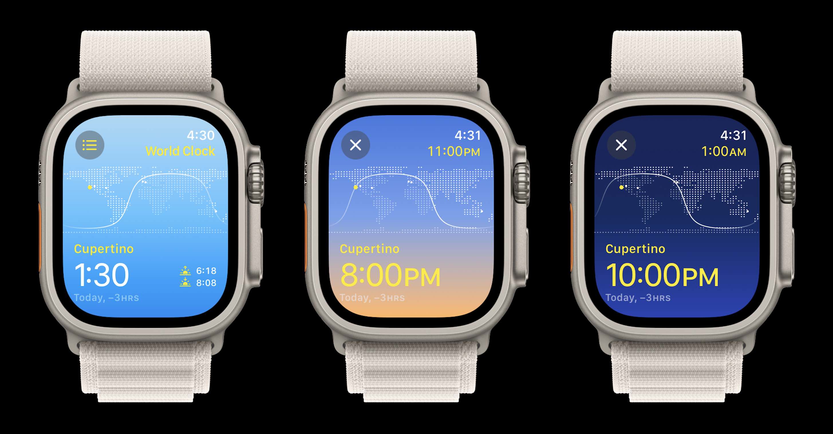 Here's what's new with the redesigned World Clock in watchOS 10 - 9to5Mac