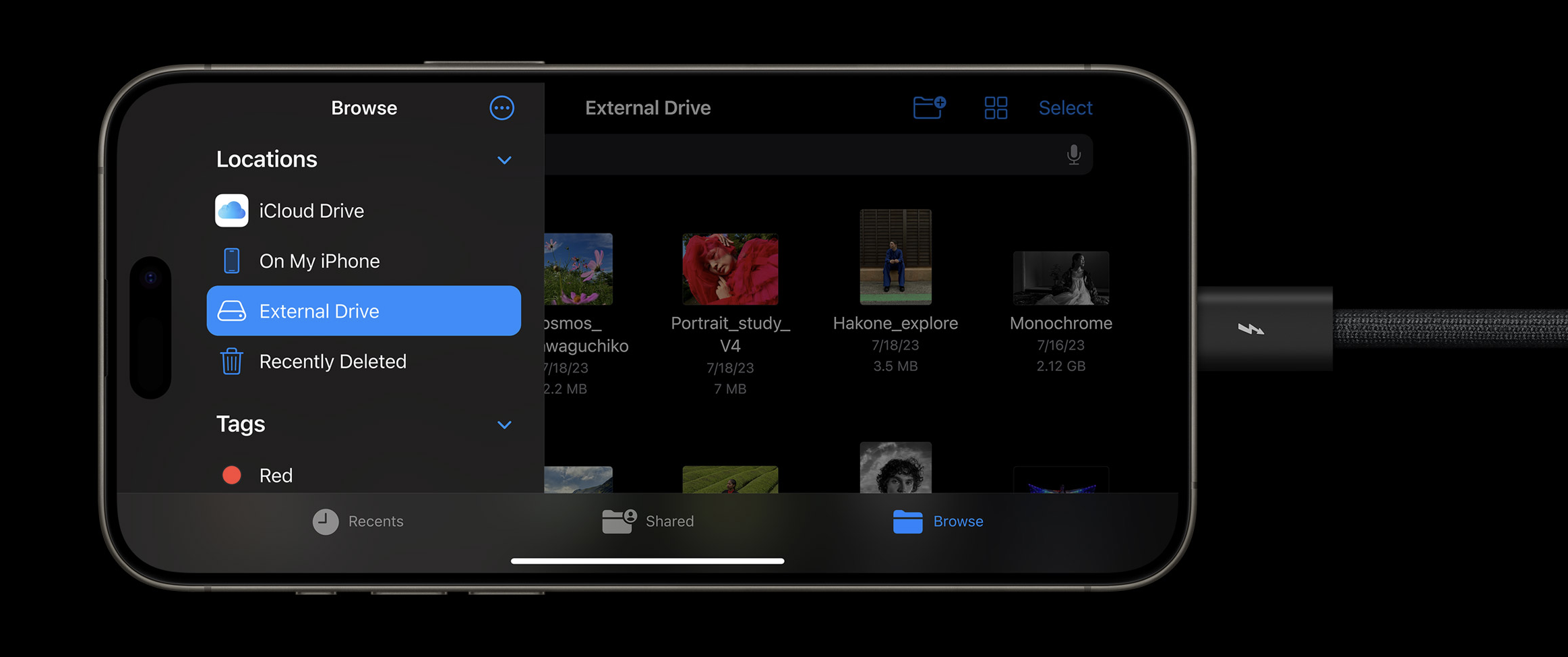 iPhone 15 Pro supports 10Gbps USB 3 speeds, and it brings lots of cool ...