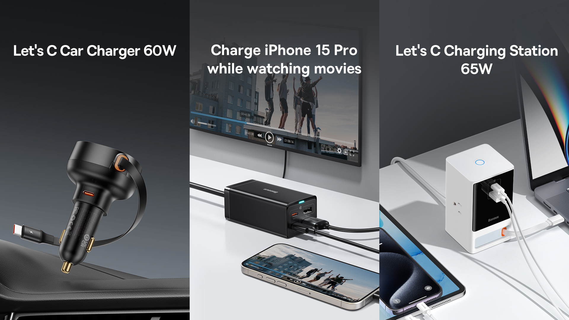 Baseus Let's C Chargers bring clever power for iPhone 15 - 9to5Mac