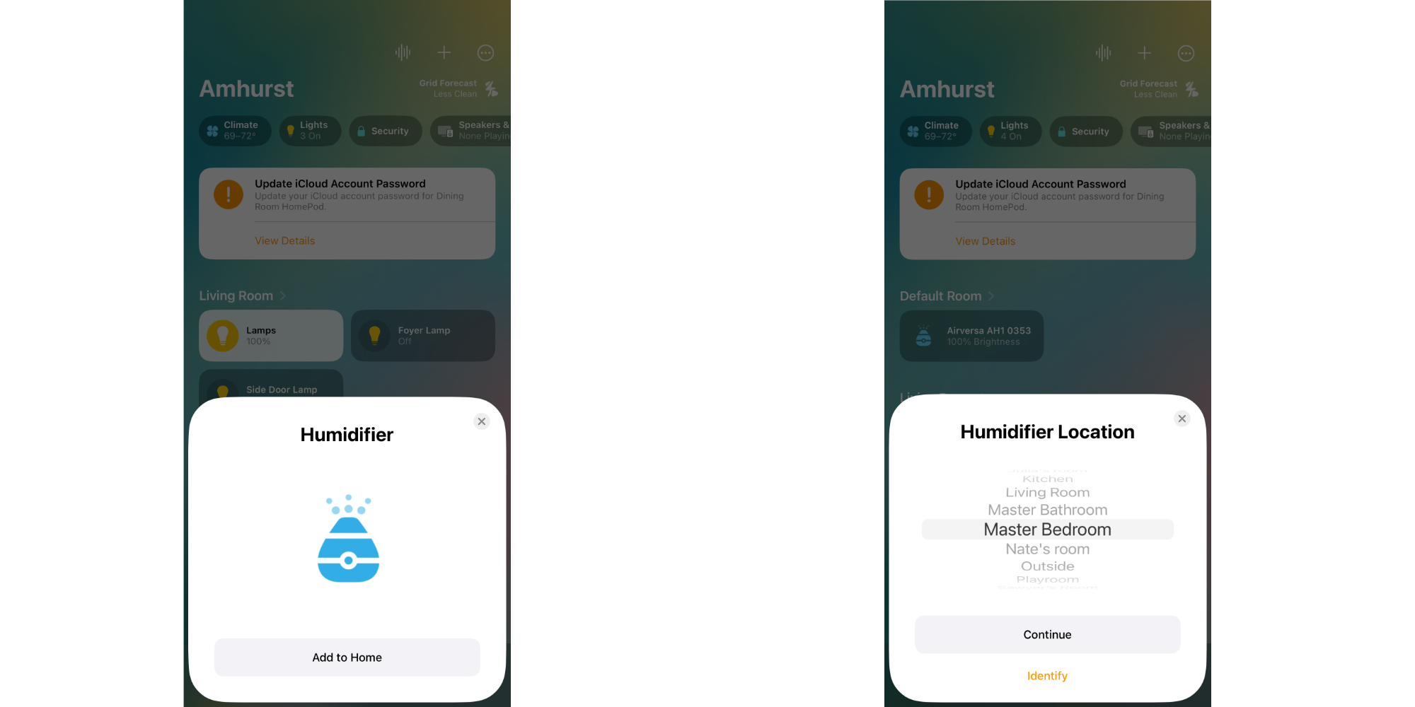 Humelle humidifier from Airversa for HomeKit