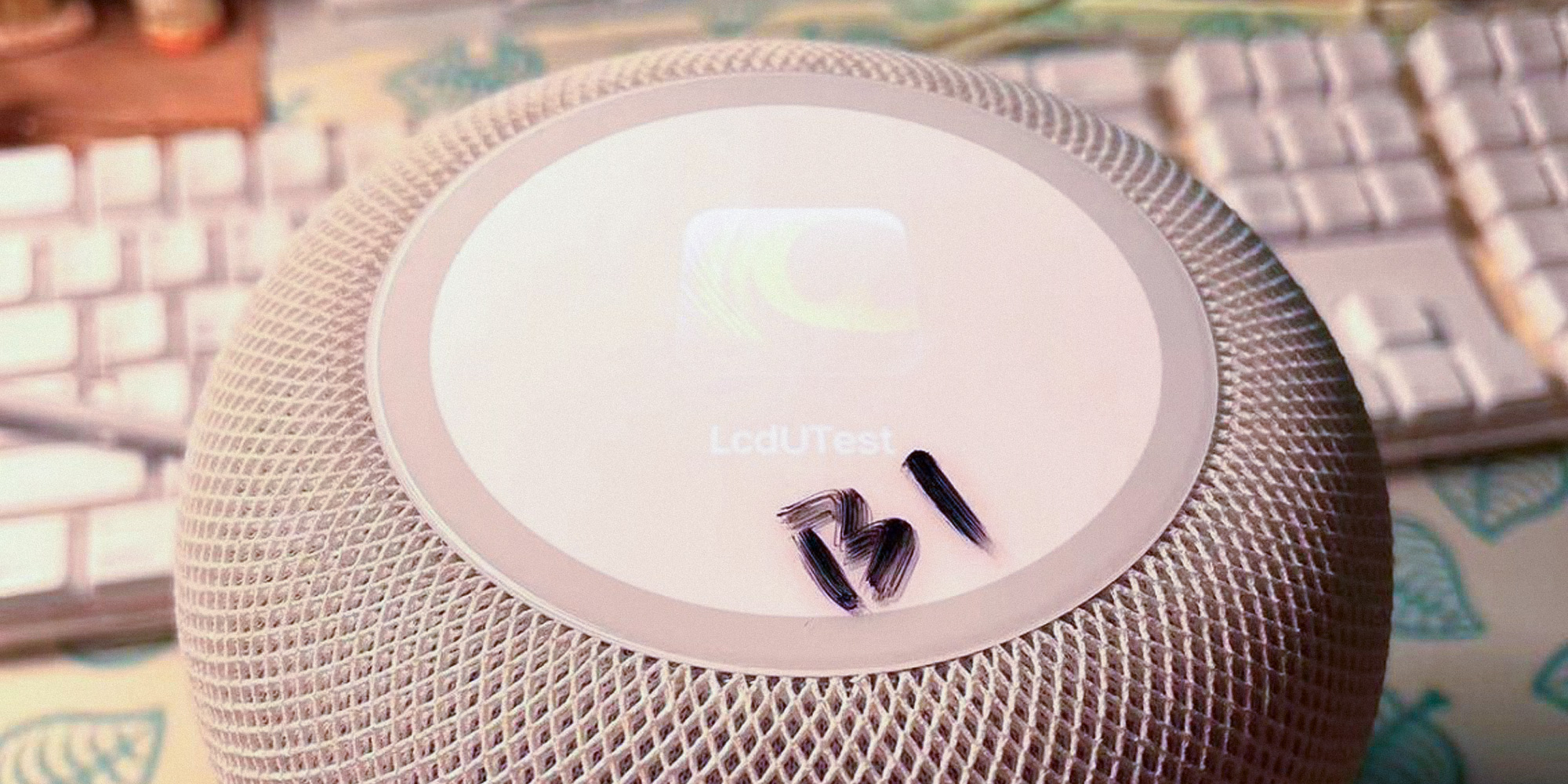 HomePod prototype with LCD on top shows up in new images