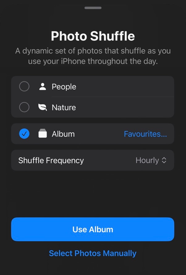 iOS 17.1 finally lets you pick the album to use for the Photo Shuffle ...