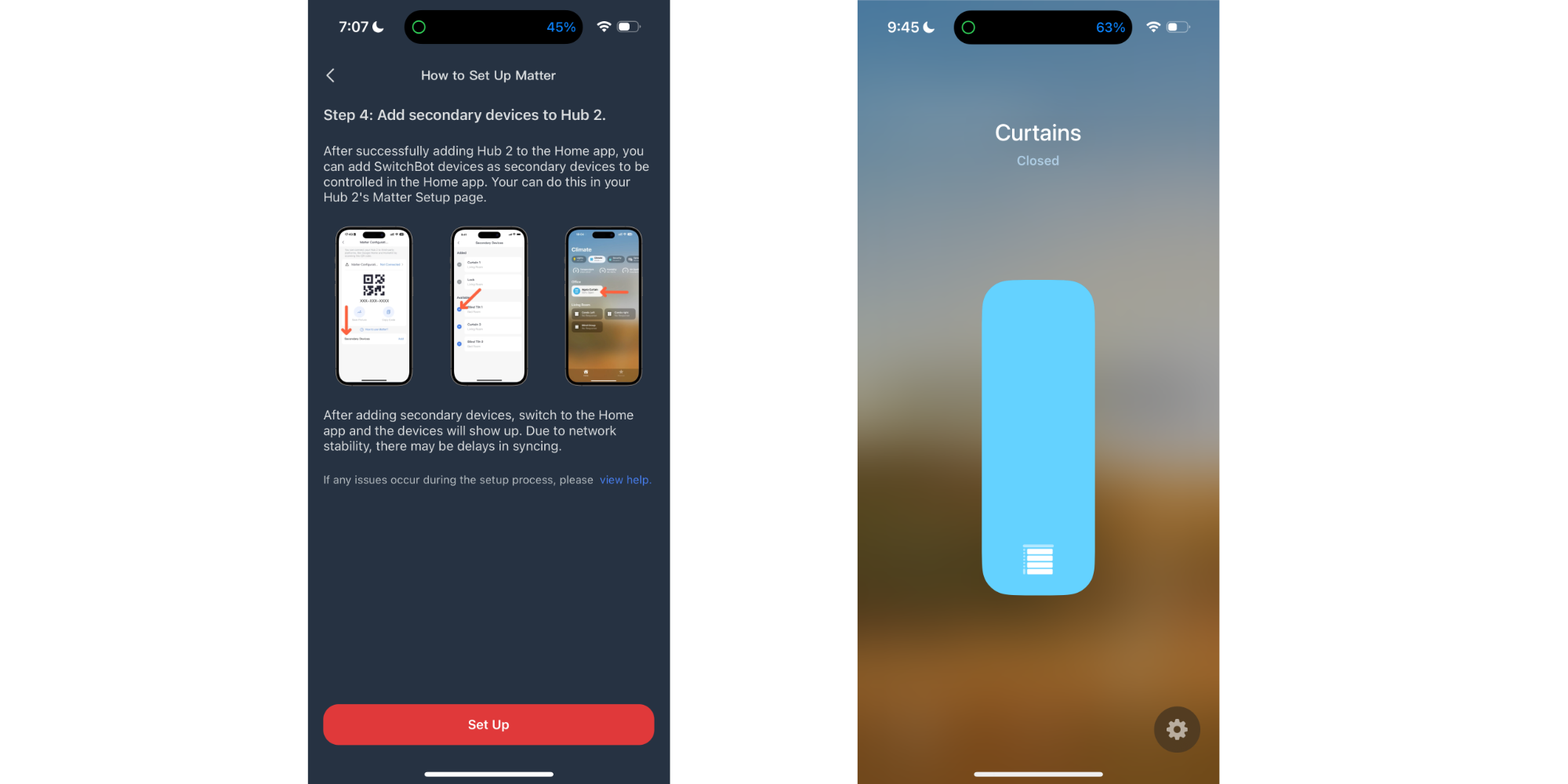 Setting up the SwitchBot Curtain Opener with HomeKit and Matter