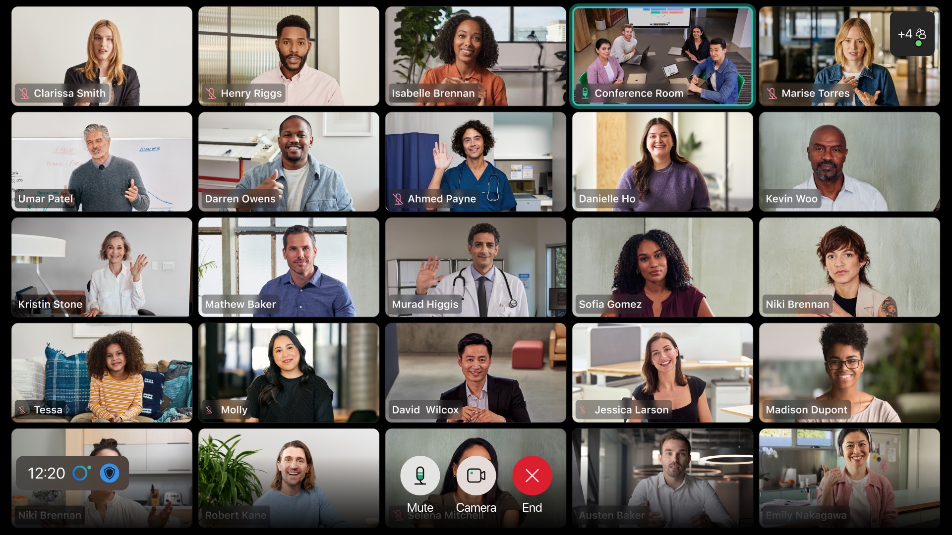 Webex video conferencing comes to Apple TV 4K with up to 25 ...