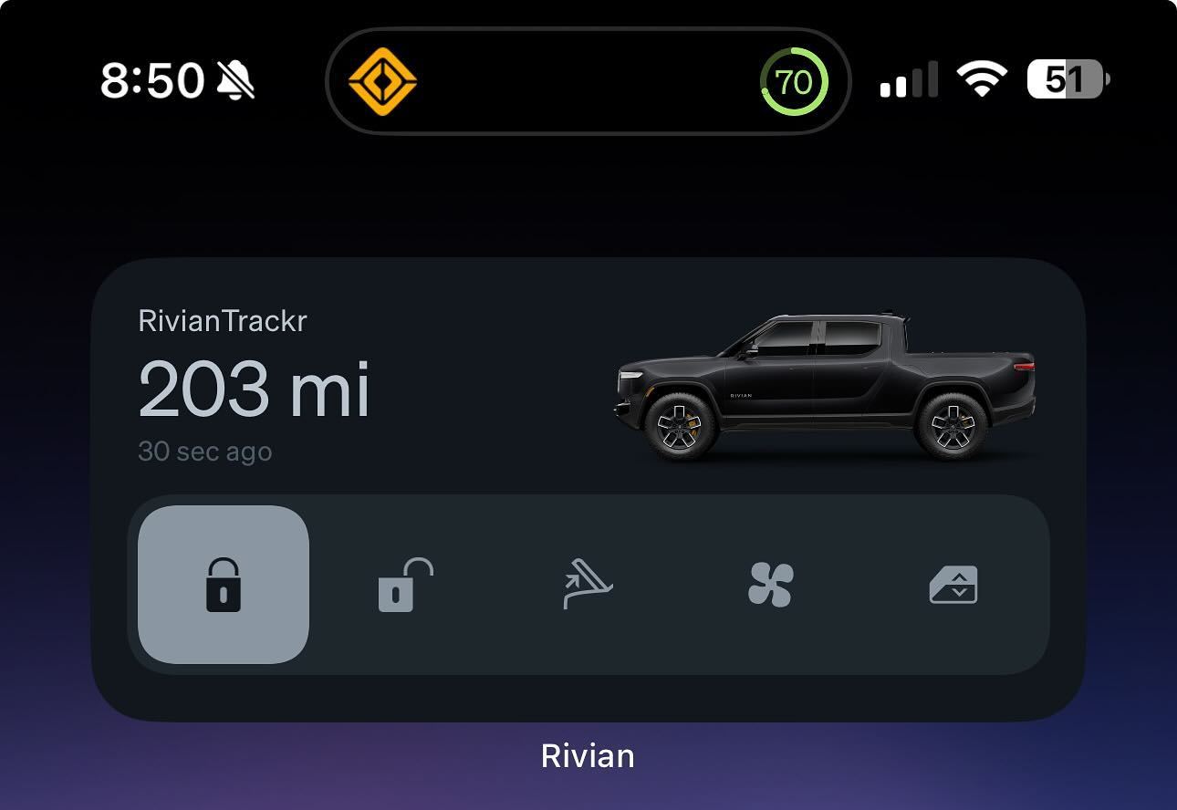 Rivian updates iPhone app with support for Live Activities while ...
