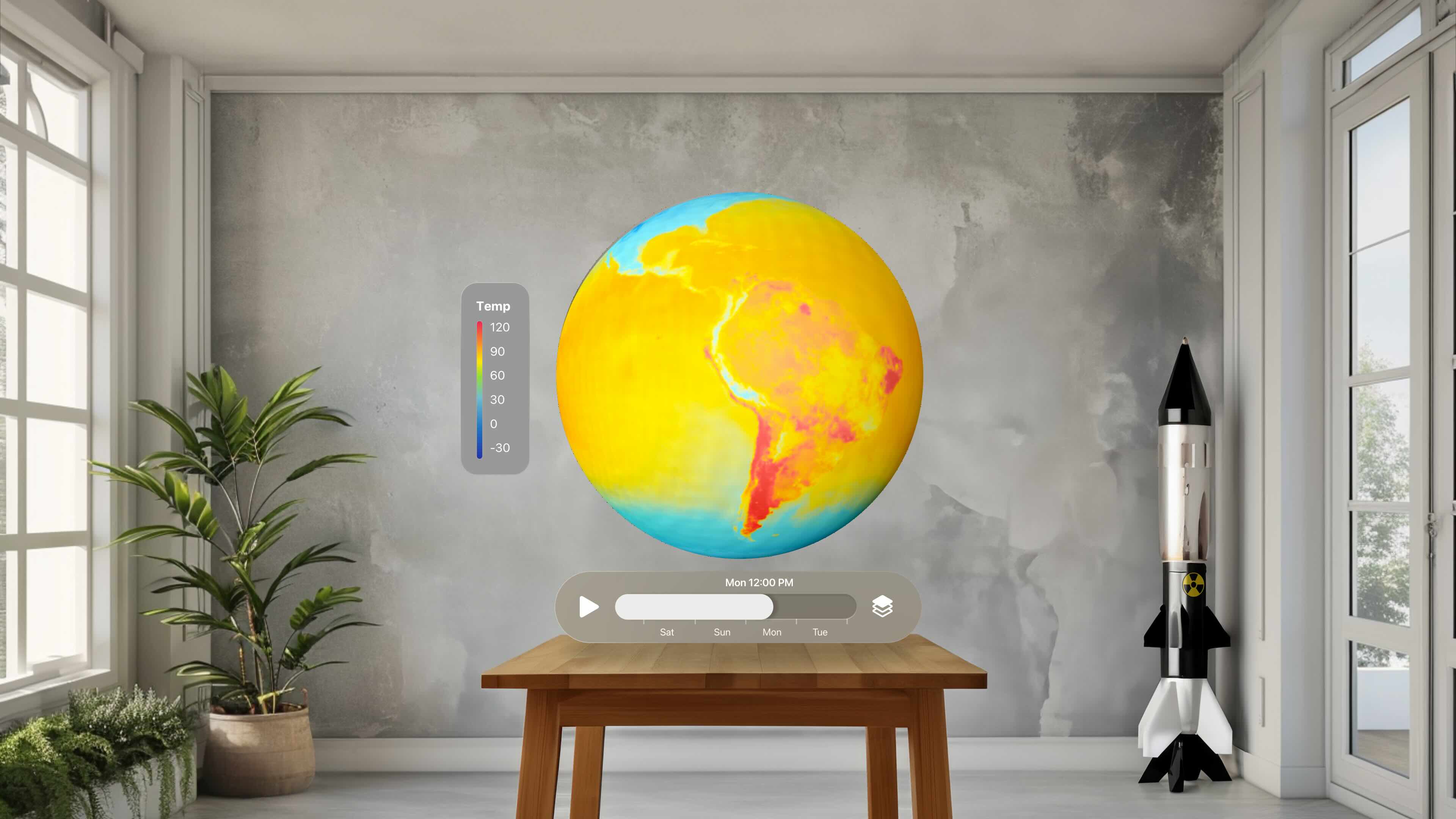 Carrot Weather arrives on Vision Pro with 3D weather maps and more ...