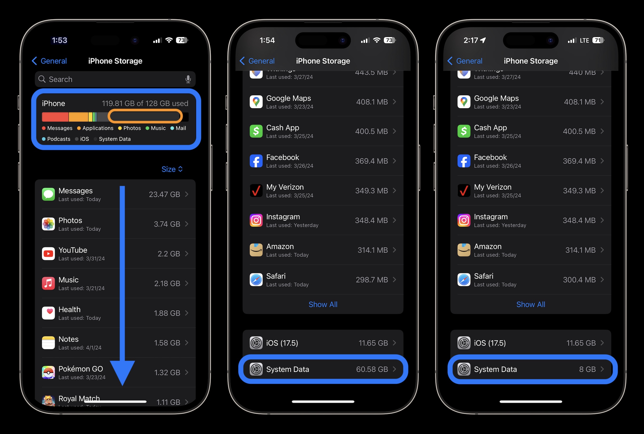 iPhone System Data Storage: How to fix - 9to5Mac