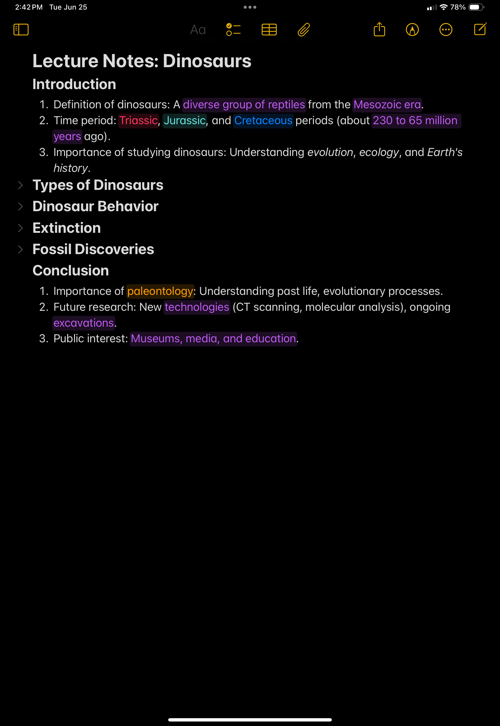 macOS 15 Sequoia: How to enhance Notes with collapsible sections and ...