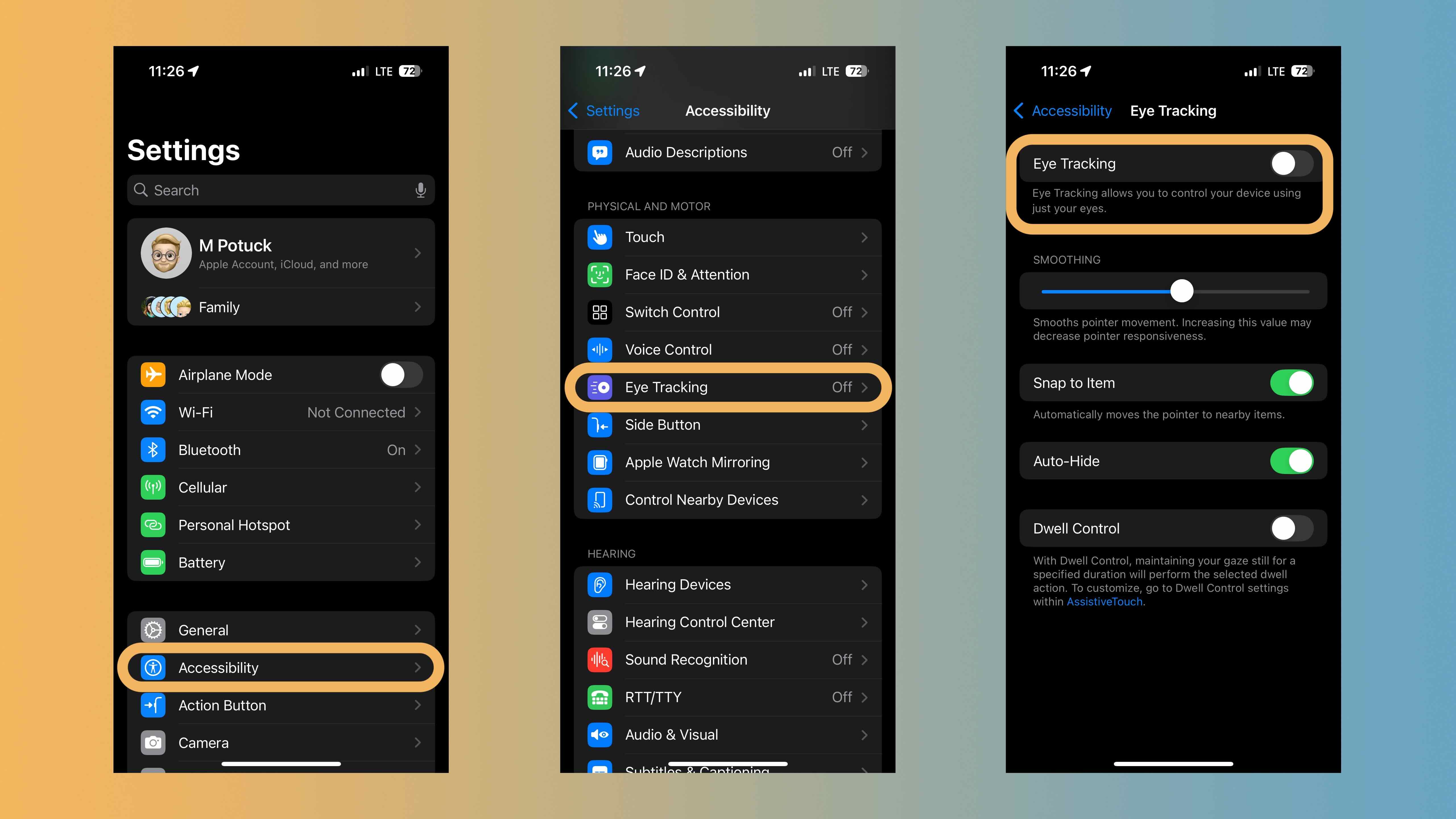Here's how to turn on iPhone Eye Tracking in iOS 18 - 9to5Mac