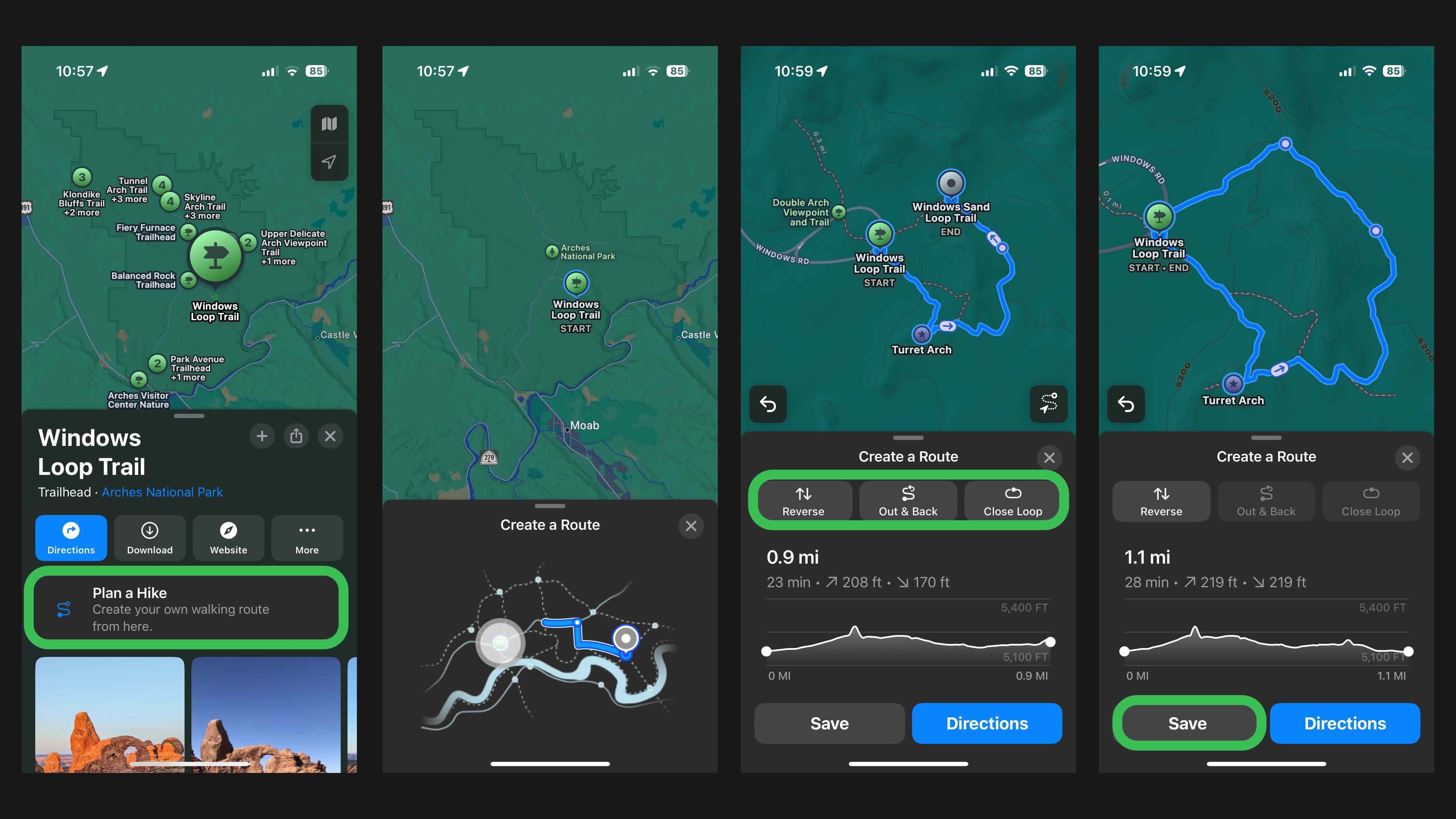 Use Apple Maps topographic hiking trails on iPhone - 9to5Mac