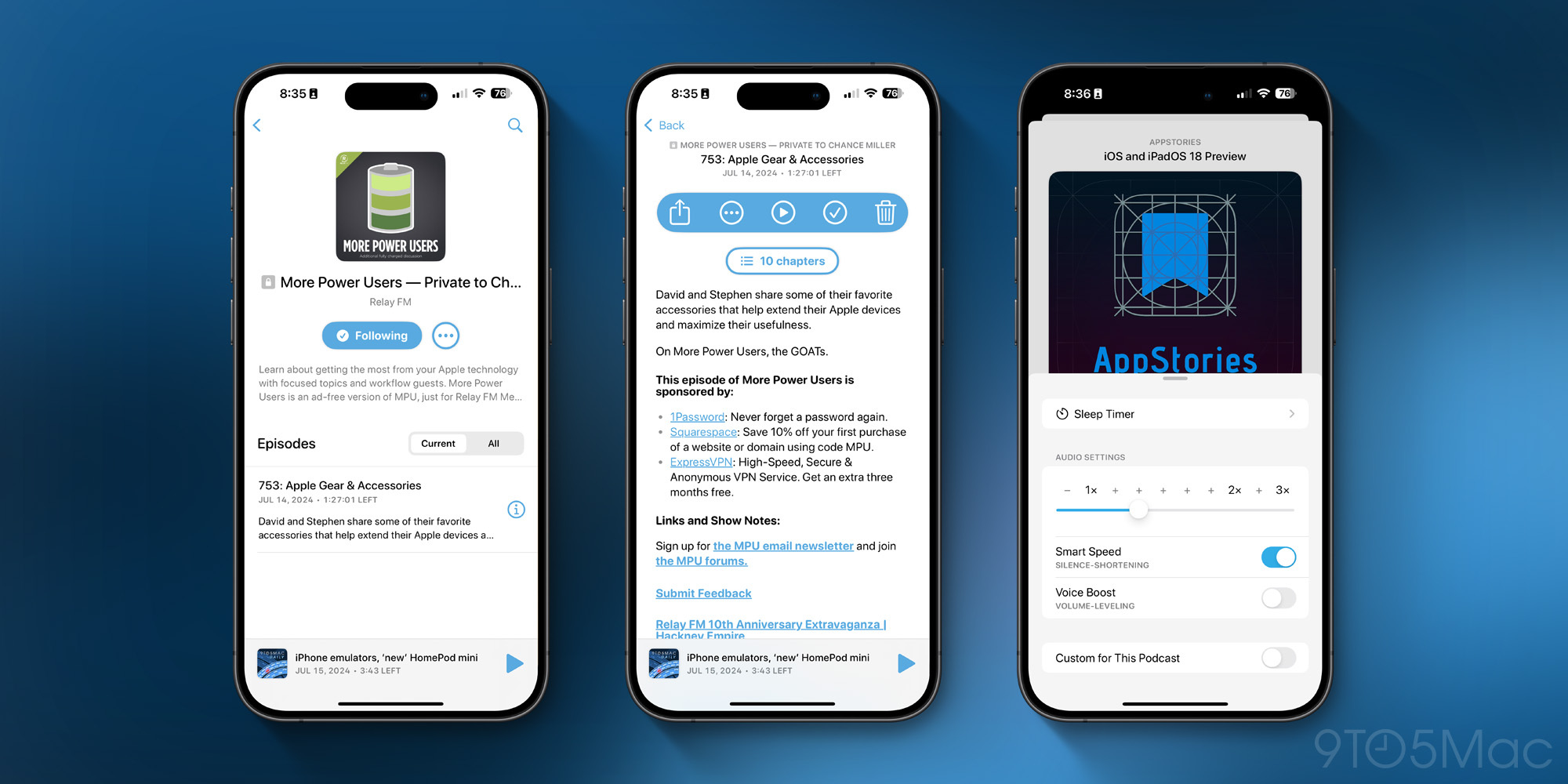 Overcast podcast app revamped with new design, faster performance, more ...