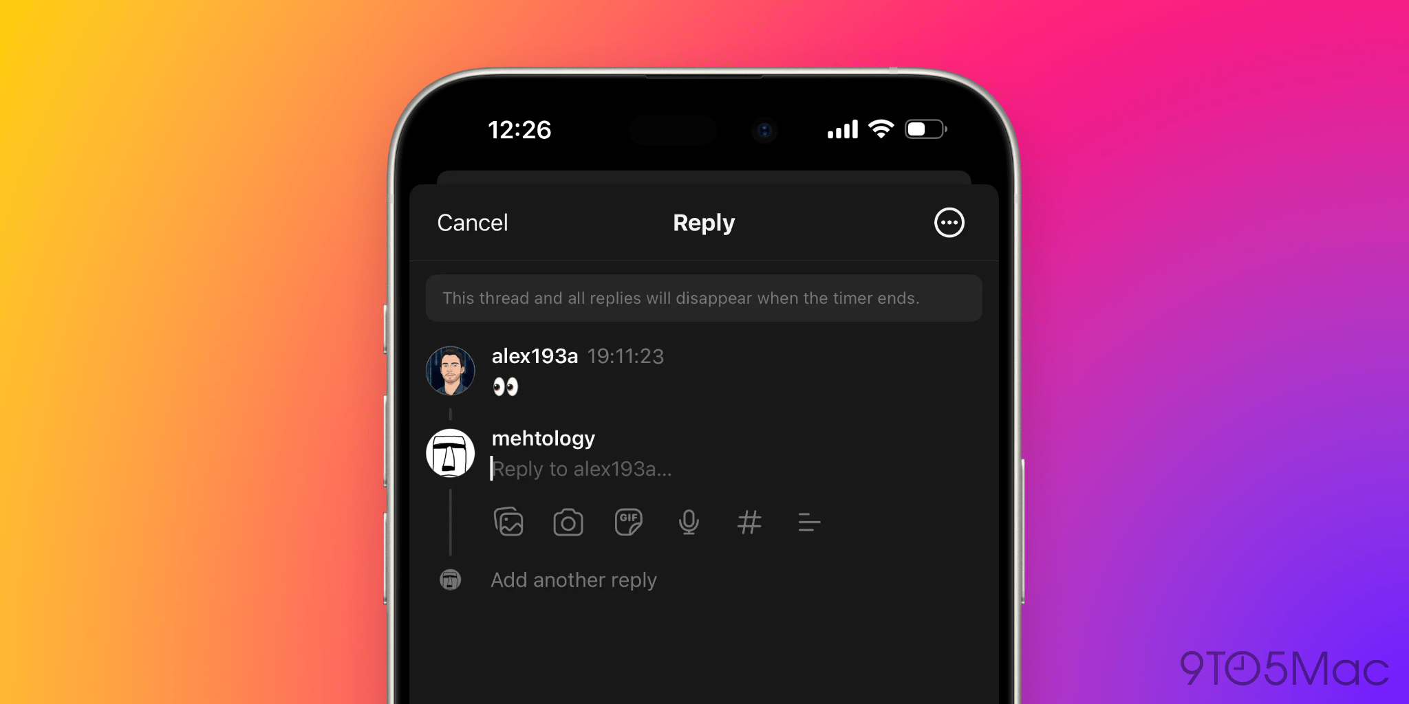 Threads testing new option for temporary 24 hour posts - 9to5Mac