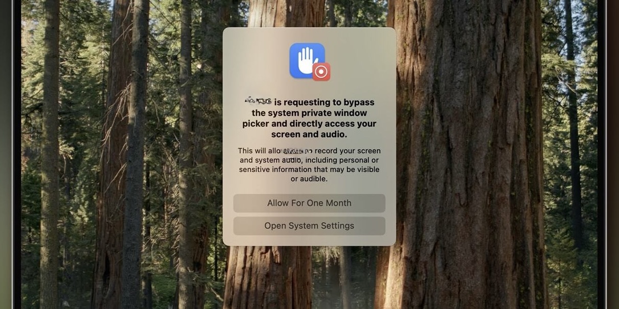 macOS Sequoia will now prompt you monthly (not weekly) for screen recording permissions - 9to5Mac